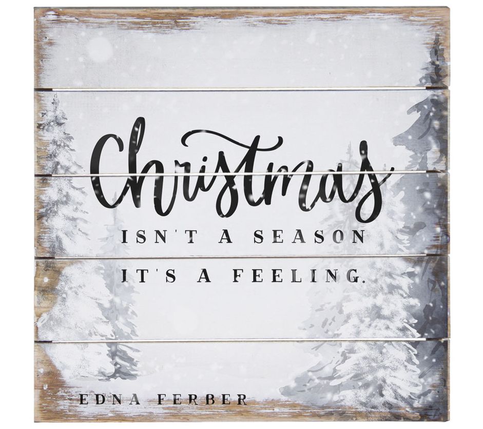 Christmas Feeling Pallet Petite By Sincere Surroundings - QVC.com