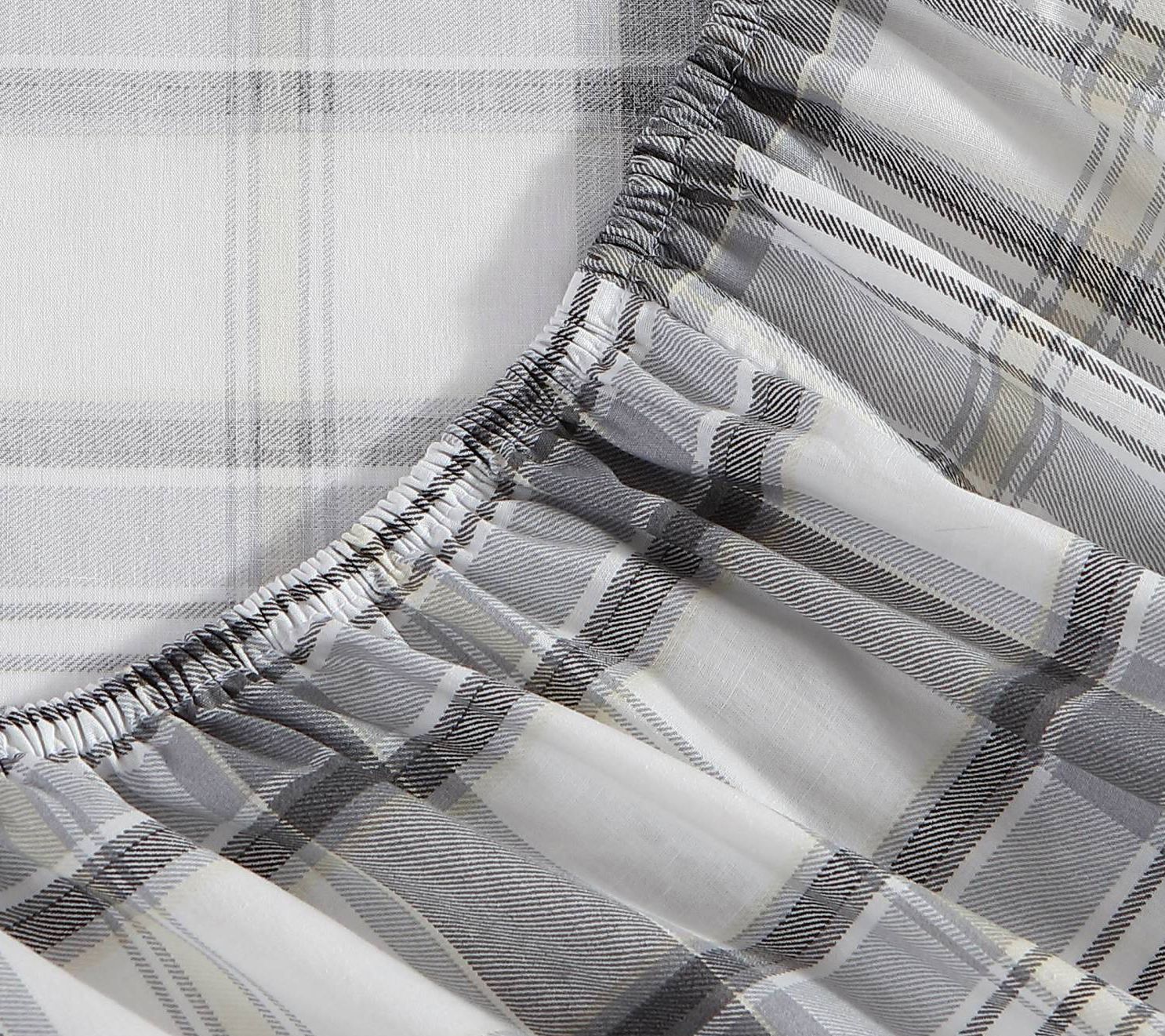 Eddie Bauer Chinook Plaid Ivory King Sheet Set - QVC.com