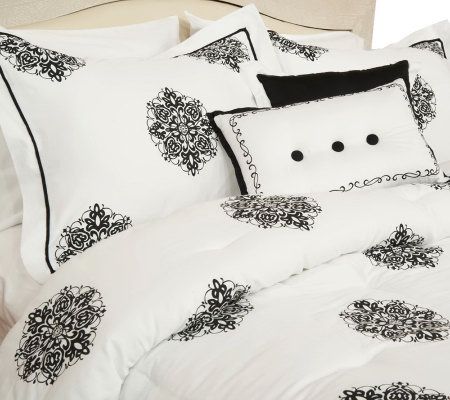 Portofino 6 Piece Queen Comforter Set - QVC.com