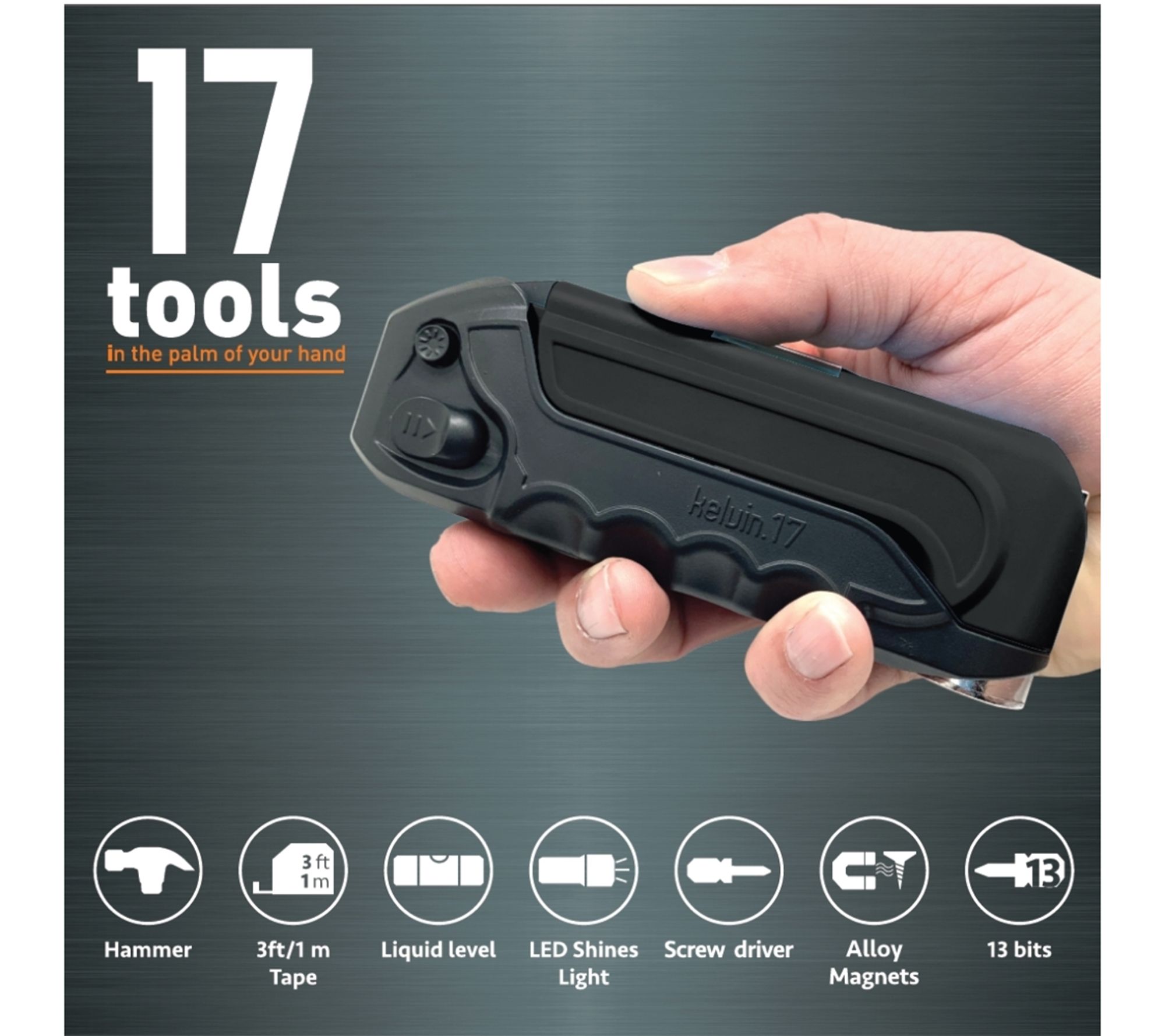 Kelvin 17 Everyday Multi Tool With LED - QVC.com