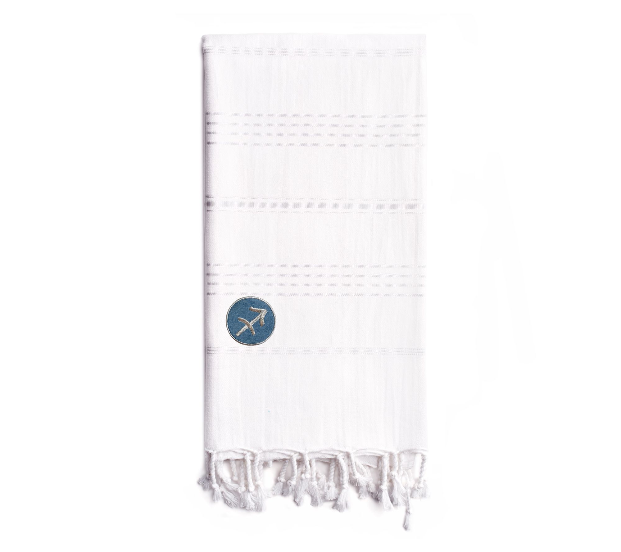 Summer Fun Horoscope Pestemal Beach Towel - Sagittarius - QVC.com