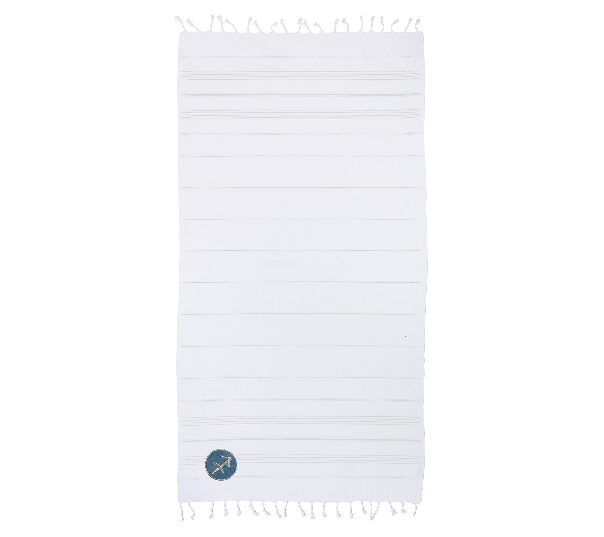 Summer Fun Horoscope Pestemal Beach Towel - Sagittarius - QVC.com