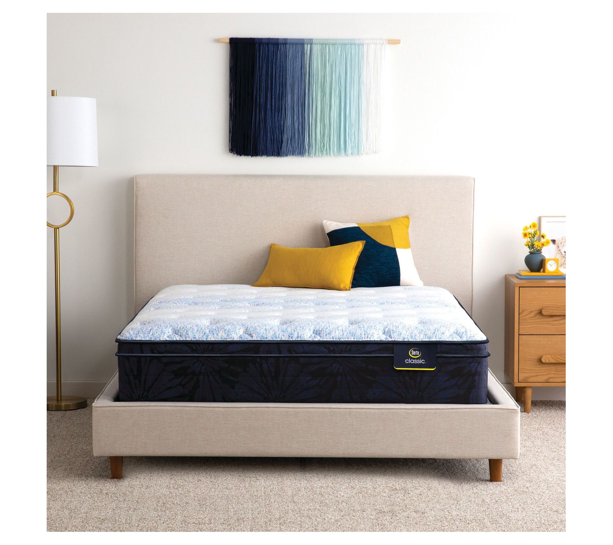 Serta Classic Dorian 12.5" Plush Euro Top Mattr ess -Twin XL - QVC.com