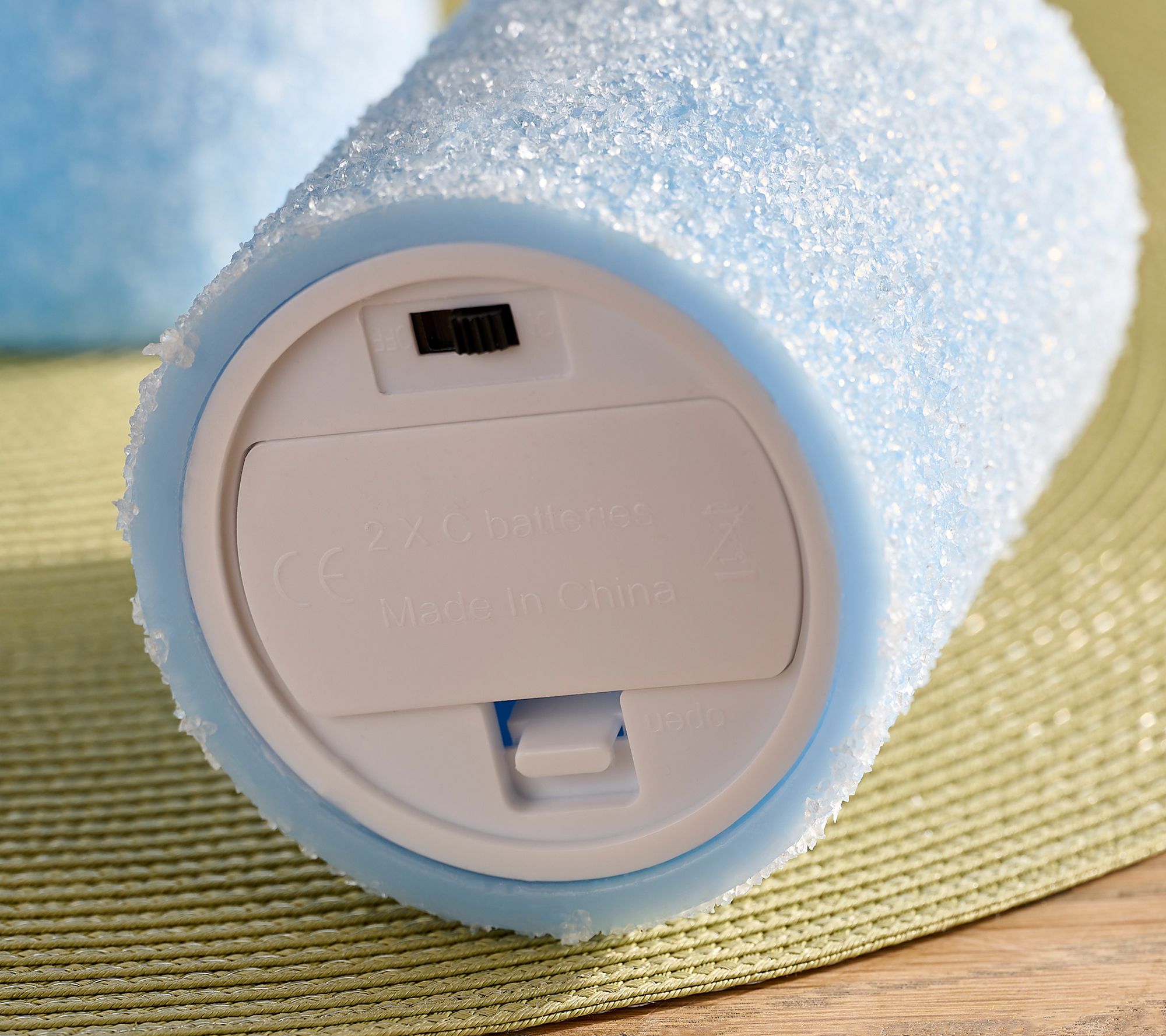 Home Reflections S/3 Flameless Crystal Pillar Candles - QVC.com