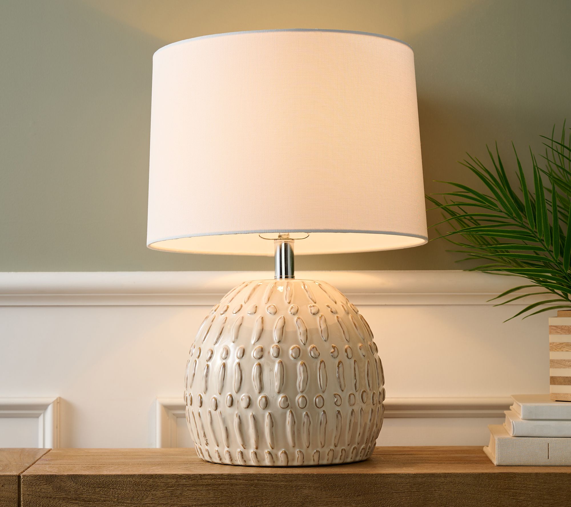 "As Is" Home Reflections Coastal Ceramic Table Lamp - QVC.com