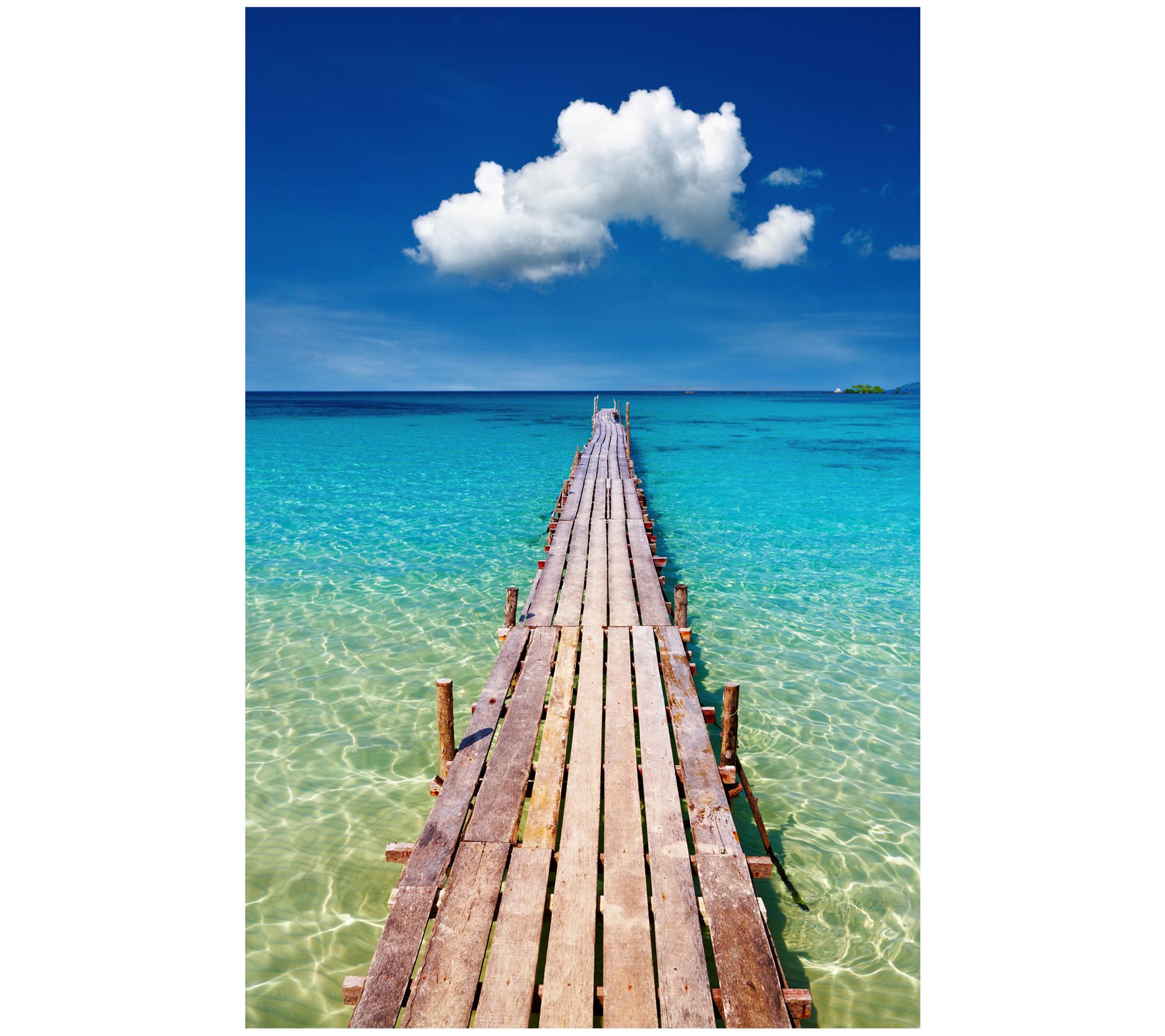 West of the Wind Walk on Water Outdoor CanvasArt 30x40 - QVC.com