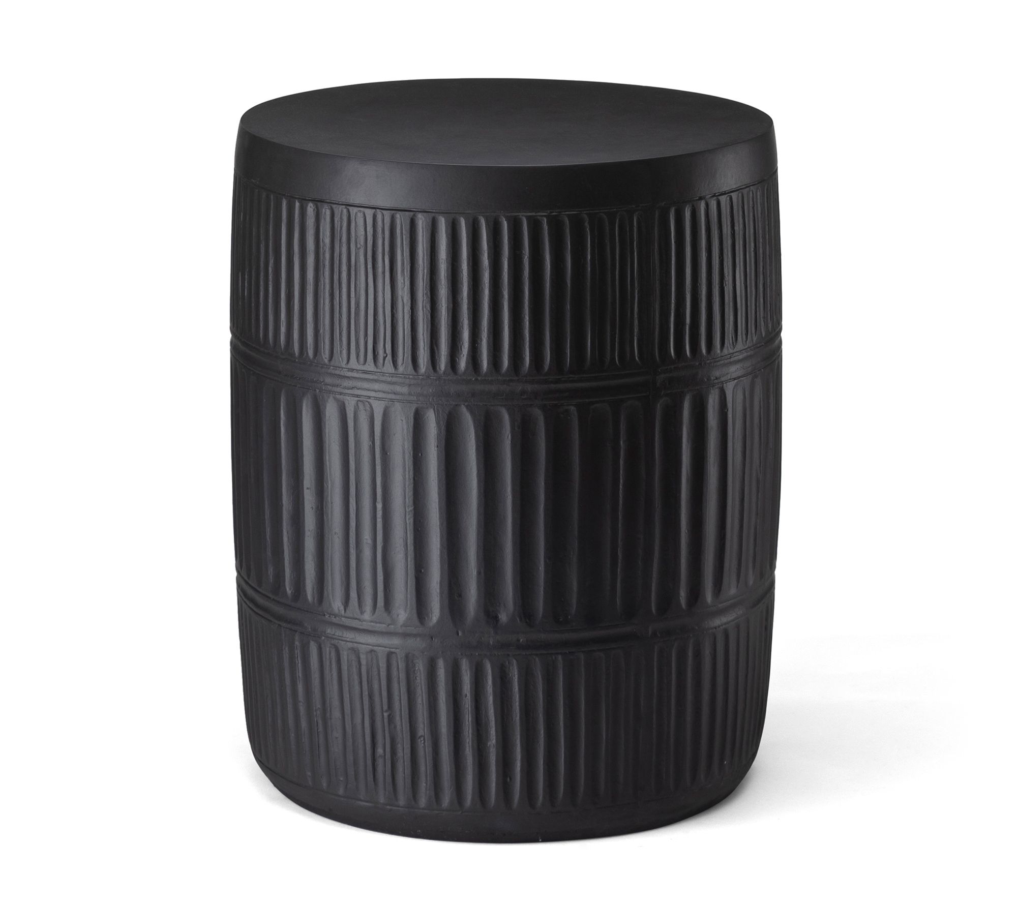 Glitzhome 18''H Textured Garden Stool Table or Plinth - QVC.com