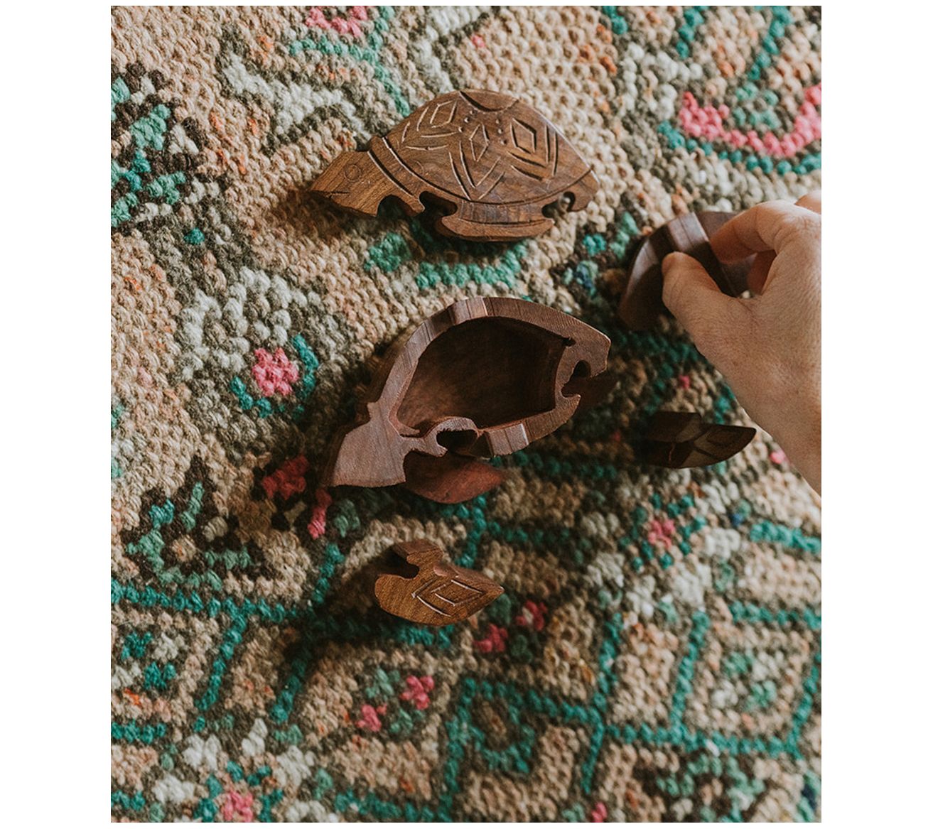 Matr Boomie Wooden Sea Turtle Puzzle Box - QVC.com