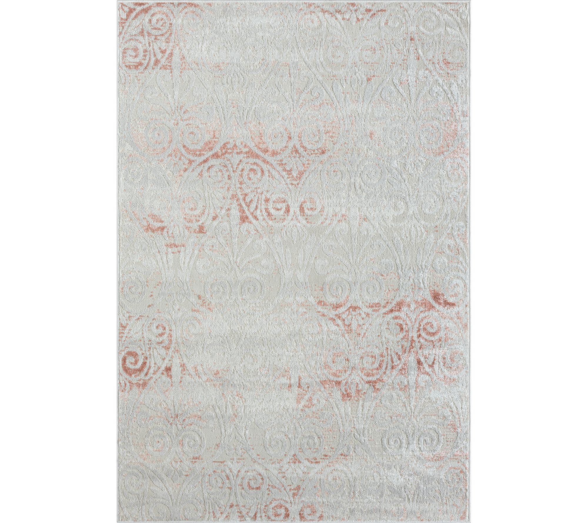 Ox Bay Fresh Trellis Plush Performance Indoor Rug, 5' x 7' - QVC.com