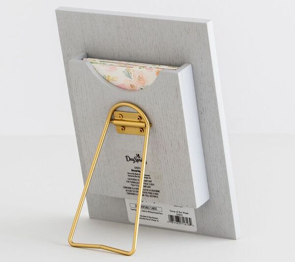 DaySpring Inspirational Verse of the Week with Clip Easel - QVC.com