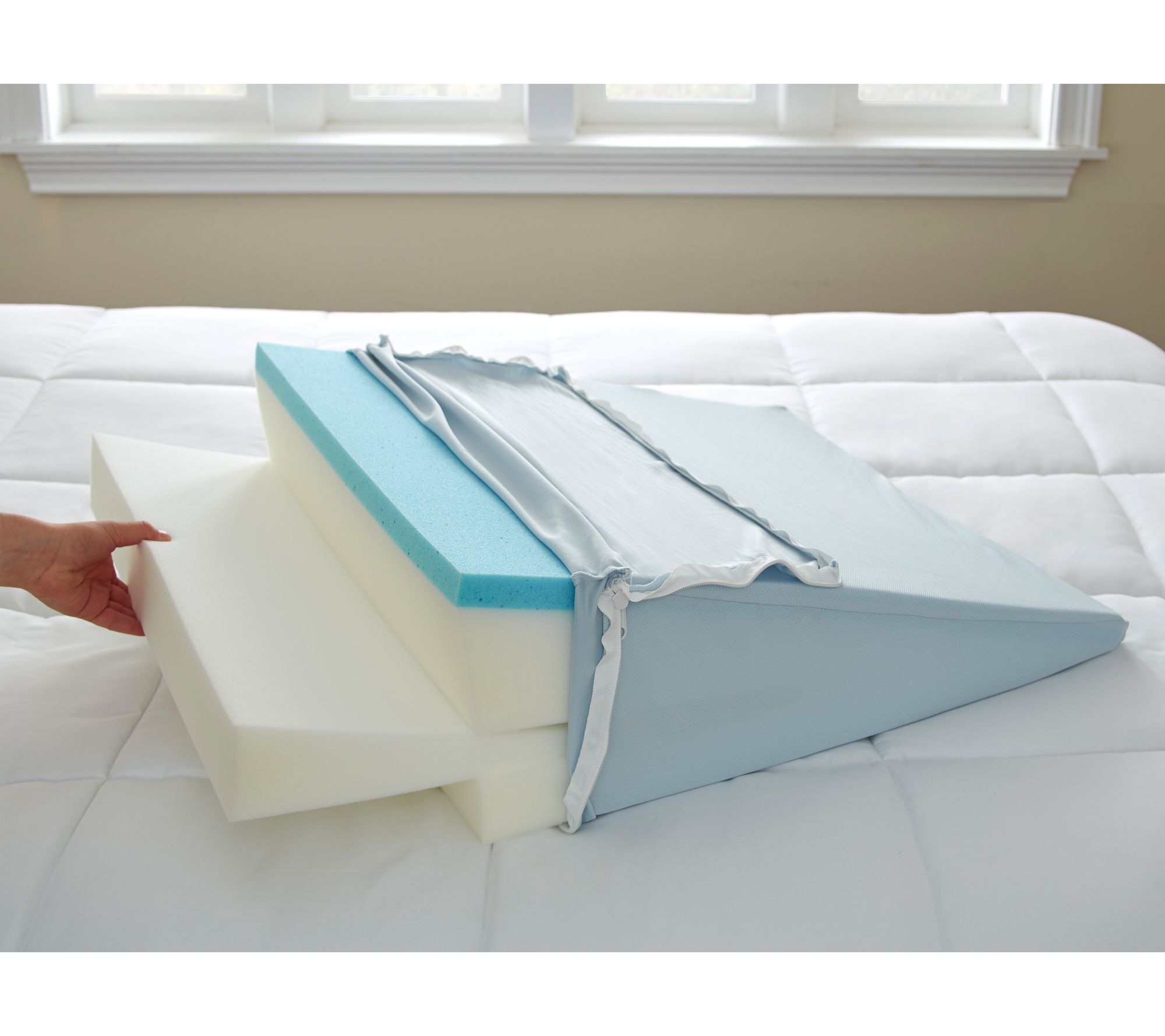 Thomasville Adjustable Gel Wedge Pillow - QVC.com