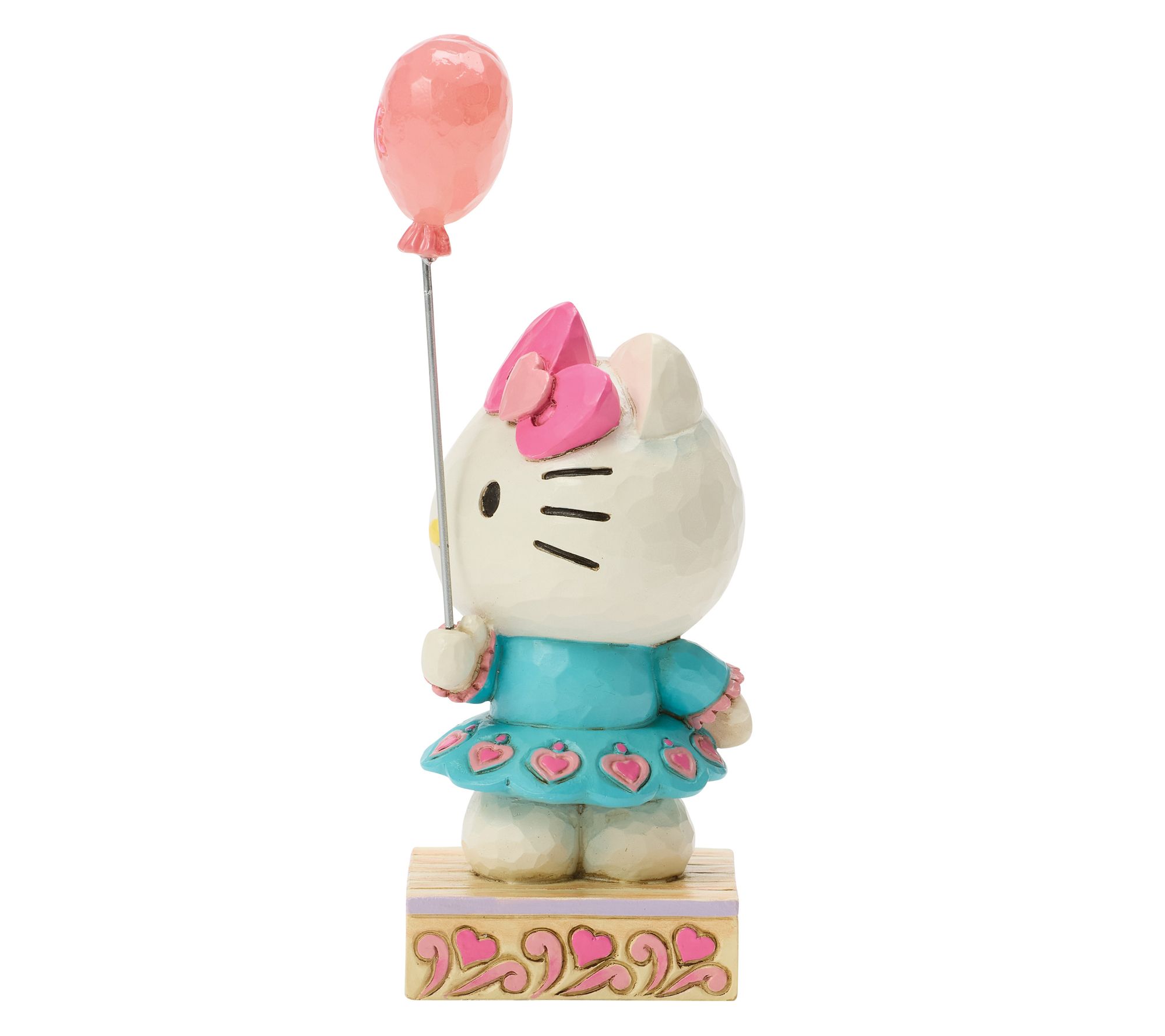 Sanrio by Jim Shore Hello Kitty Heart Balloon Figurine 5in H - QVC.com