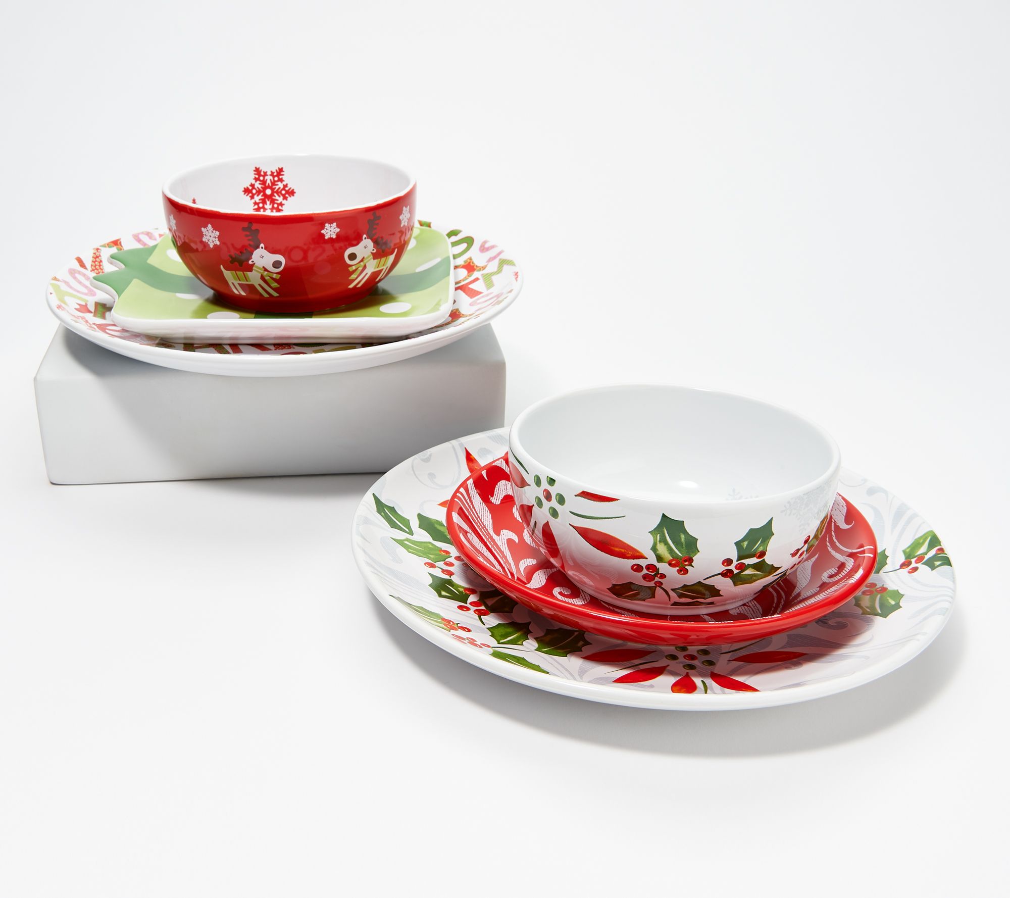 Temp-tations Choice of Seasonal 12-Piece Dinnerware Set - QVC.com