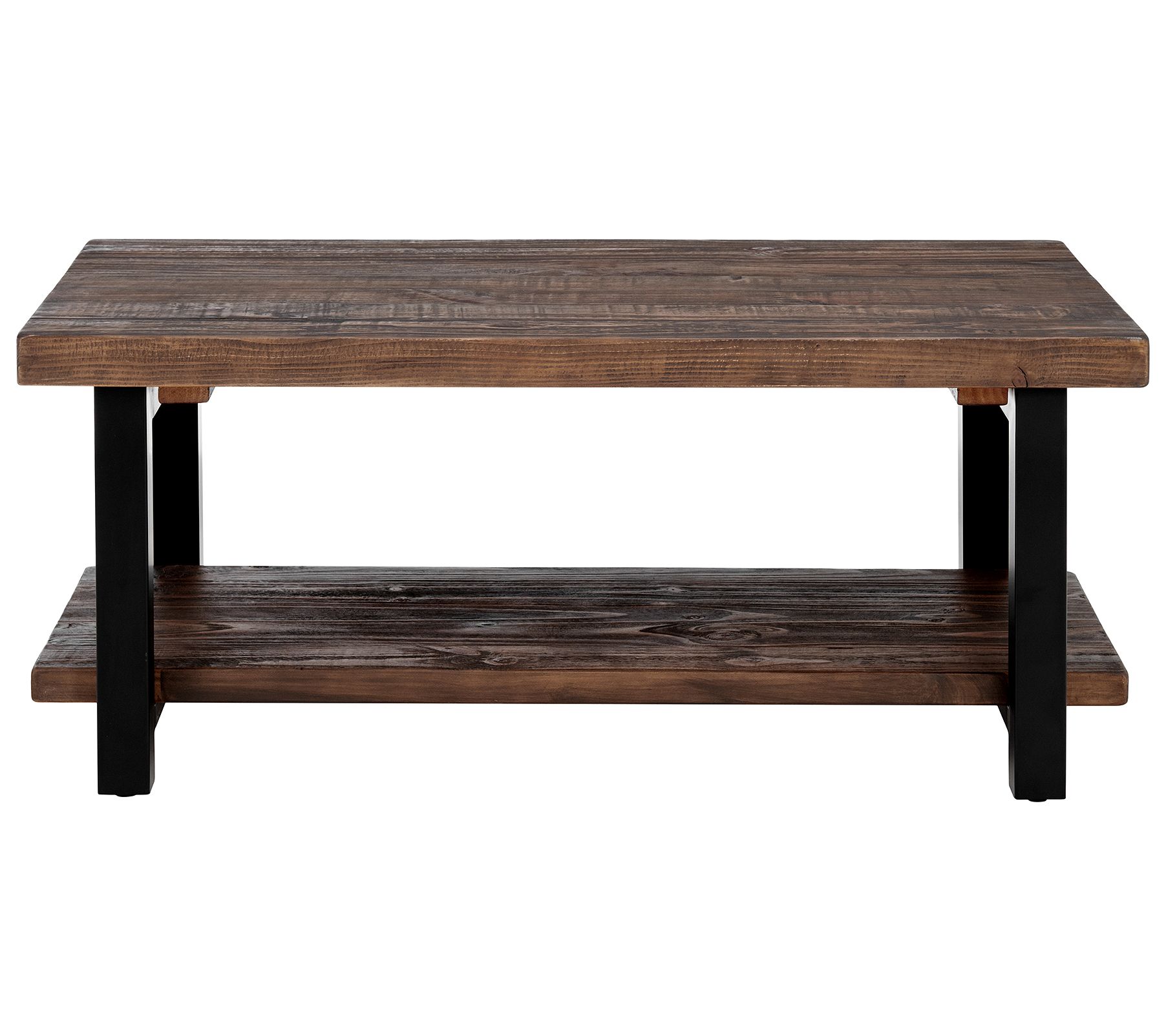 Alaterre Furniture Pomona 42" Metal and Wood Cofee Table - QVC.com