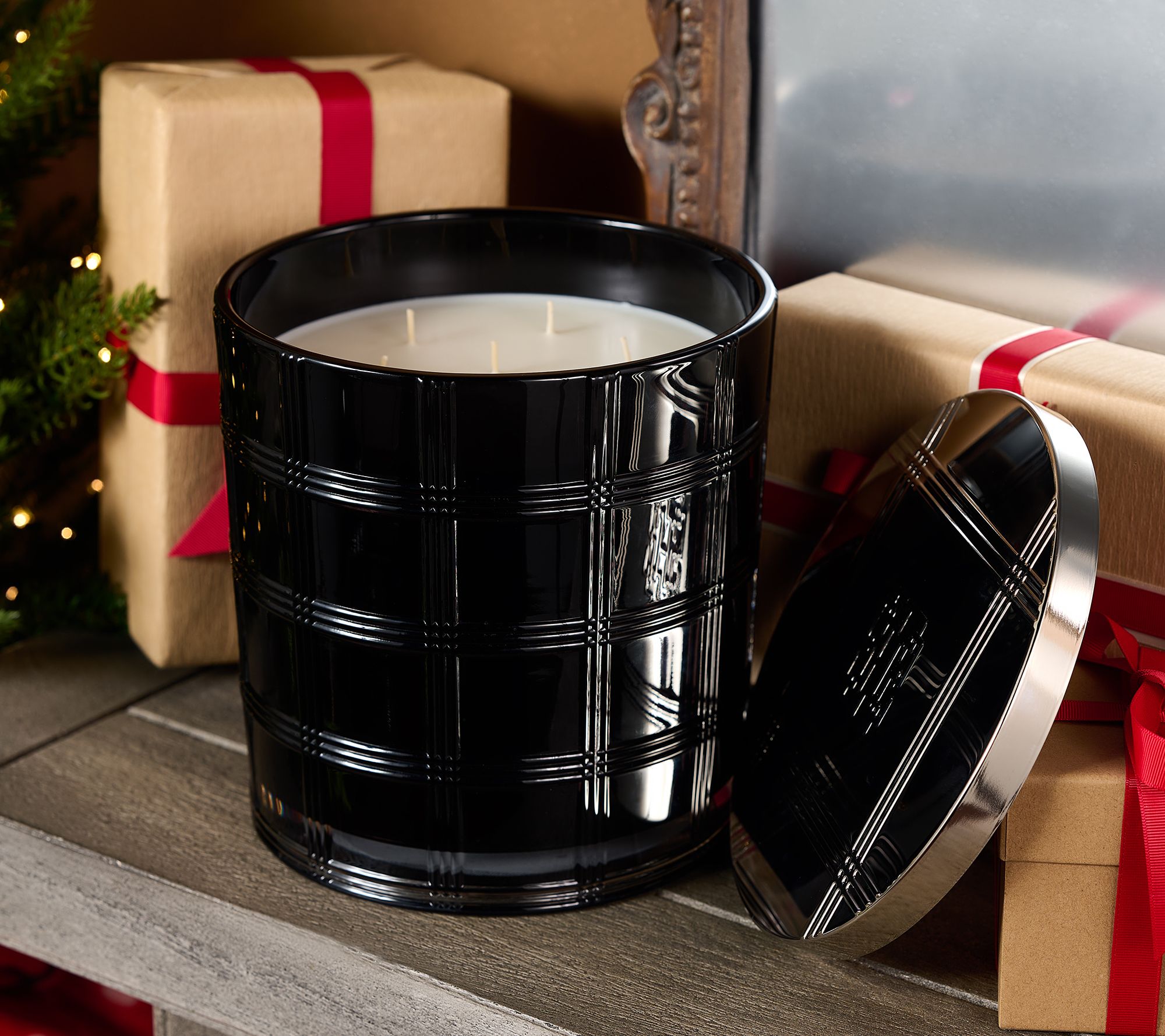 HomeWorx by Slatkin + Co. Luxe 120oz Midnight Stars Candle - QVC.com