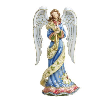 10" Peace on Earth Angel Figurine by Roman - QVC.com