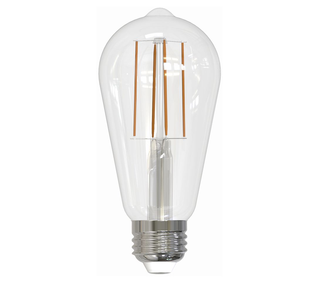 Bulbrite 8.5W Cool White ST18 LED Light Bulbs4PK - QVC.com