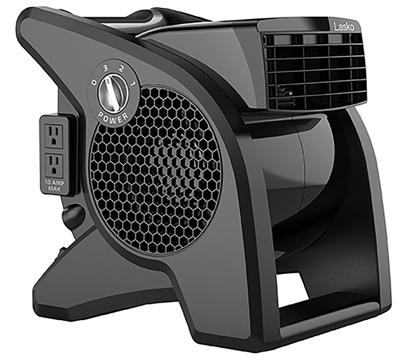 Lasko Pro Performance High Velocity Utility Fan - QVC.com