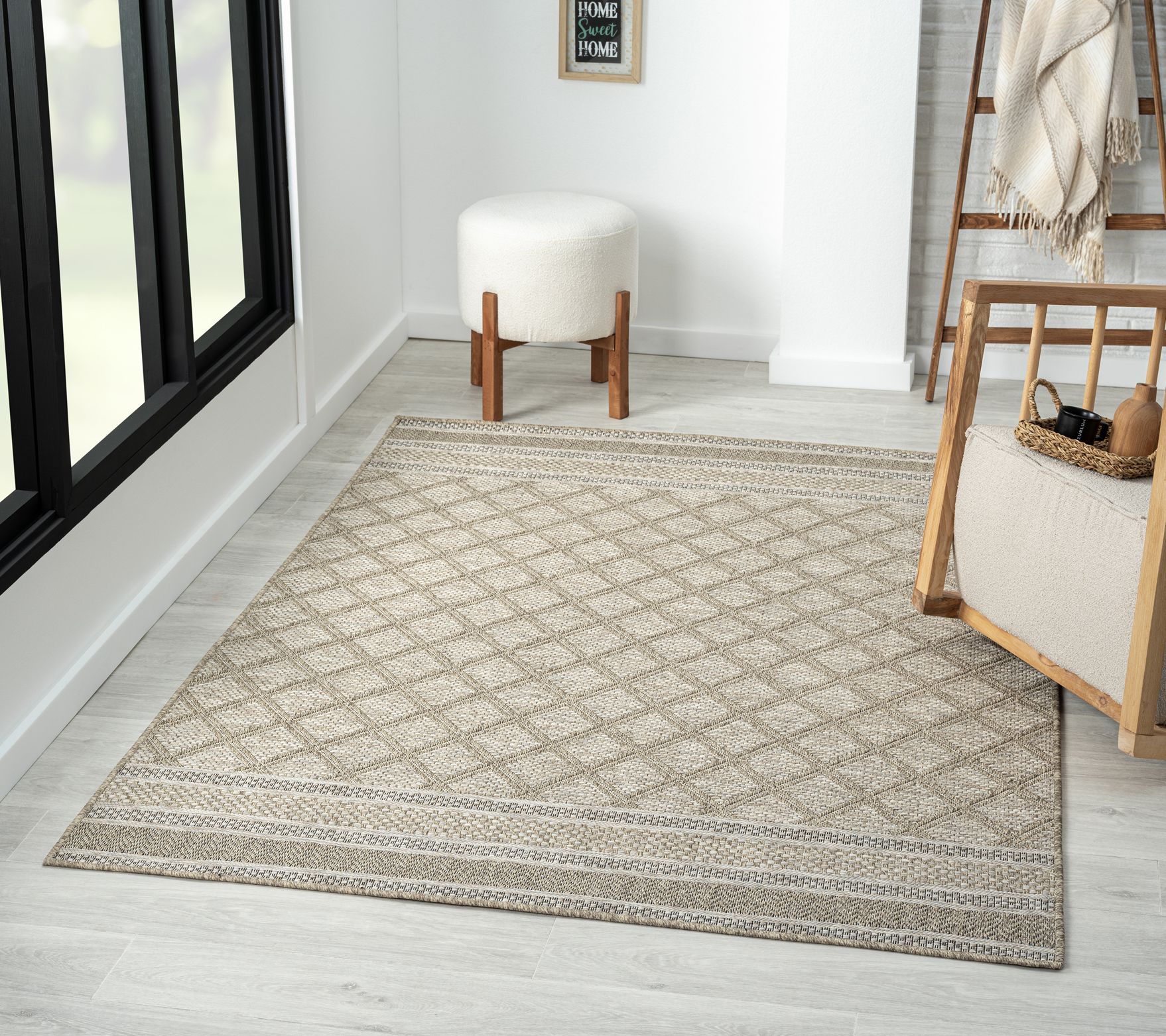 Ox Bay Colleen Lattice Indoor/Outdoor Area Rug, 5' x 7' - QVC.com