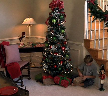Balsam Hill Flocked Woodland Pine 7.5' Instant Evergreen Tree - QVC.com