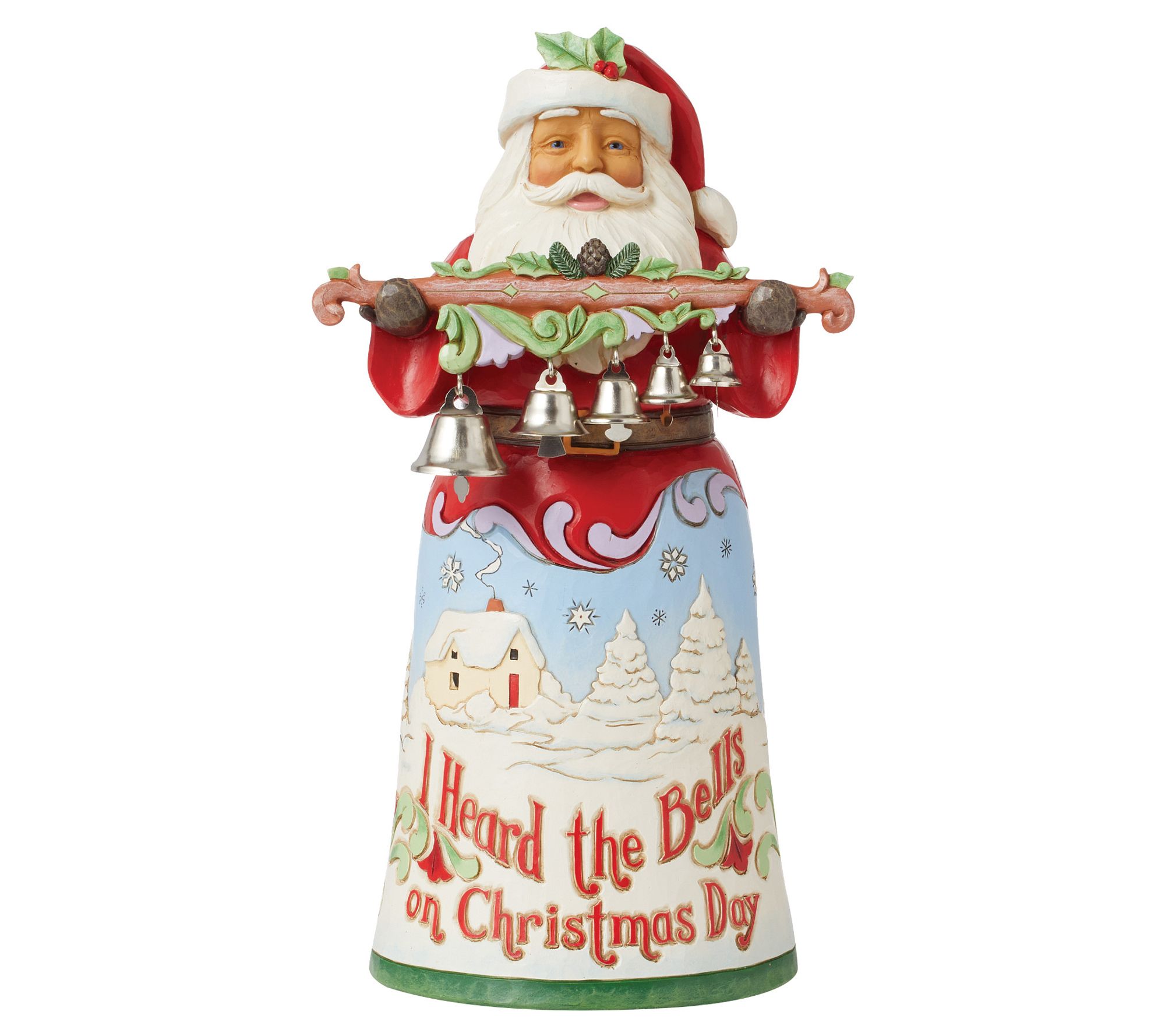 Jim Shore Santa Song Series Figurine - QVC.com