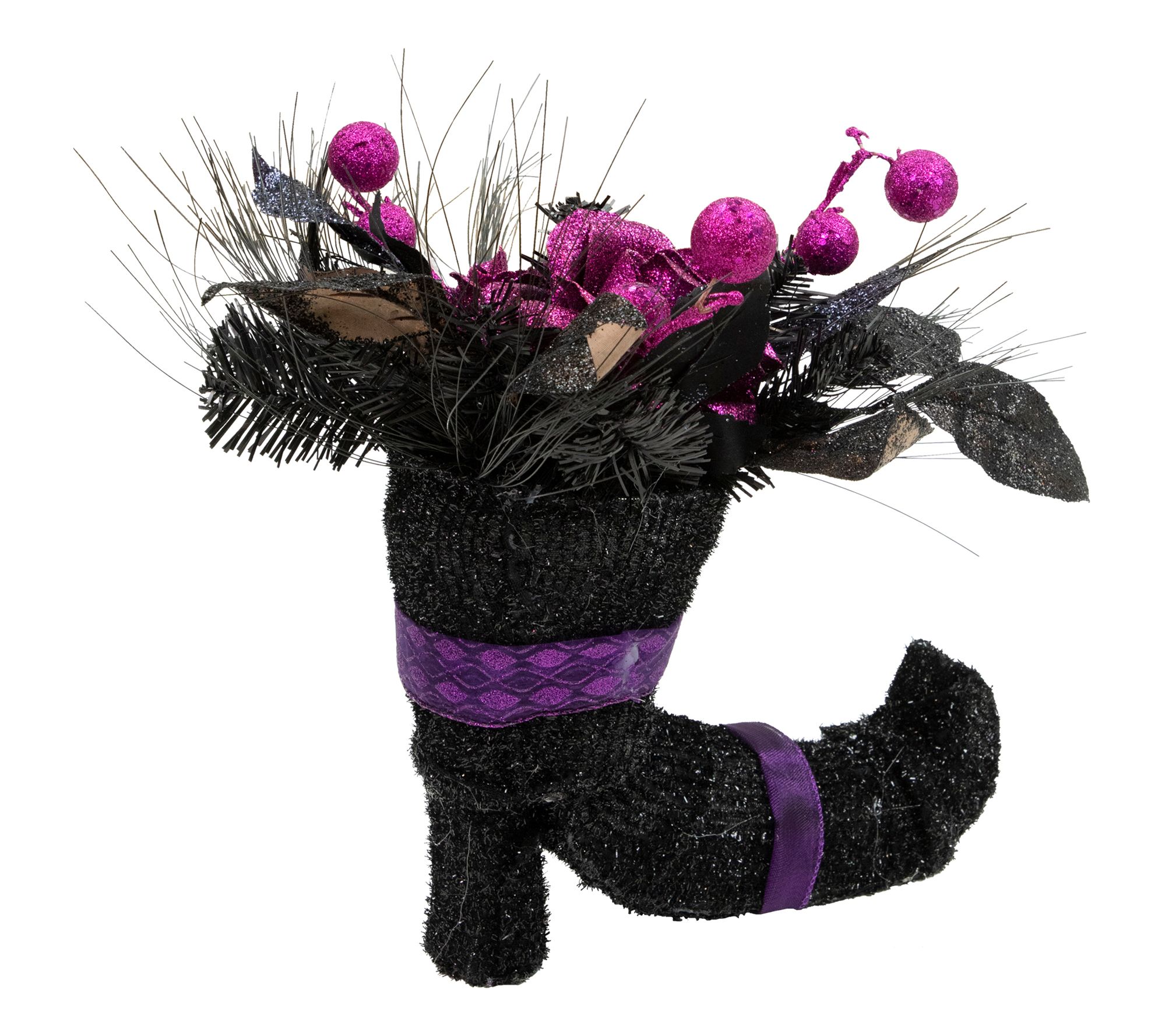 Northlight Witch's Boot Halloween Decor 12" - QVC.com