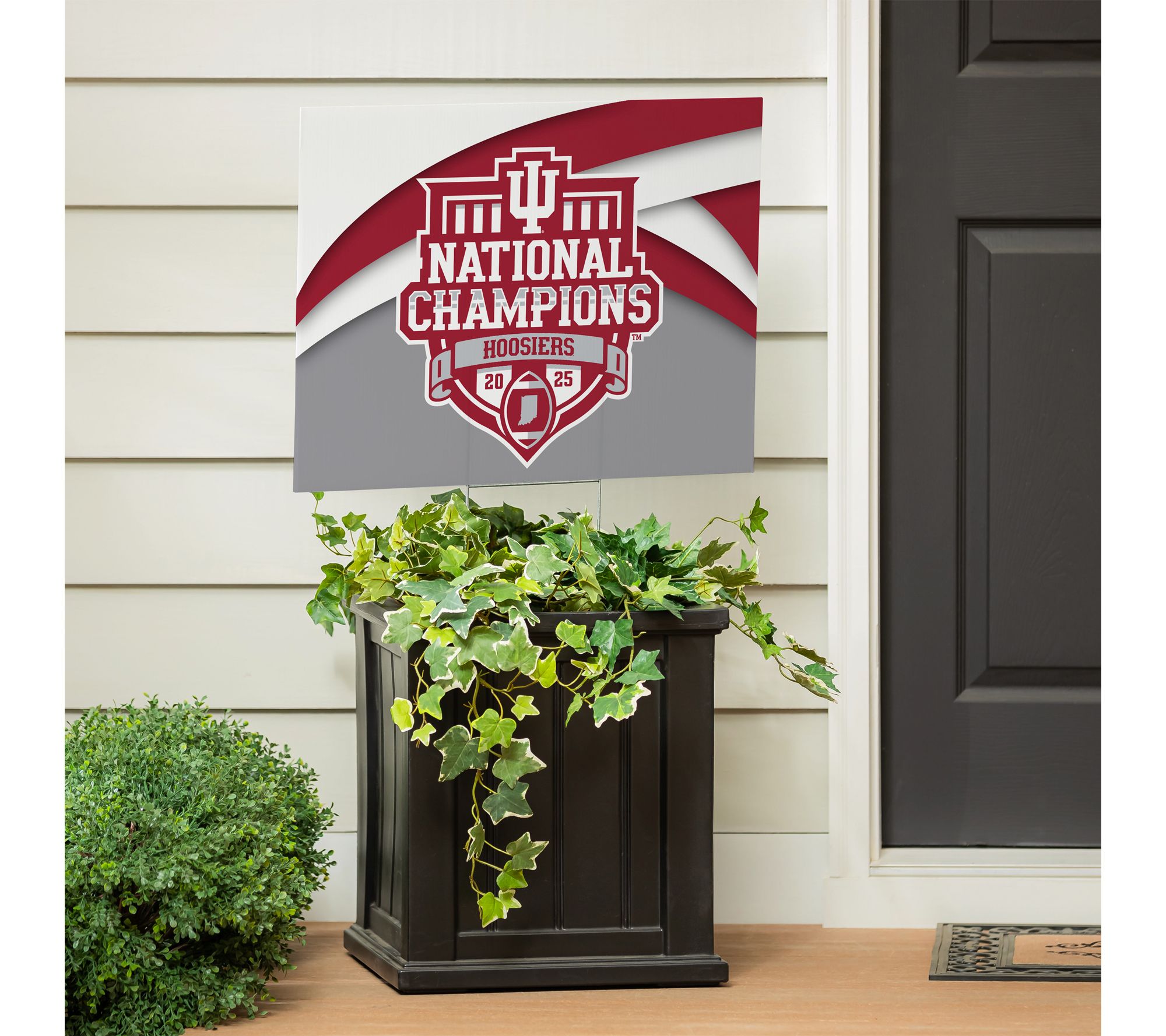 Evergreen Indiana Hoosiers National Champion Yard Sign - QVC.com