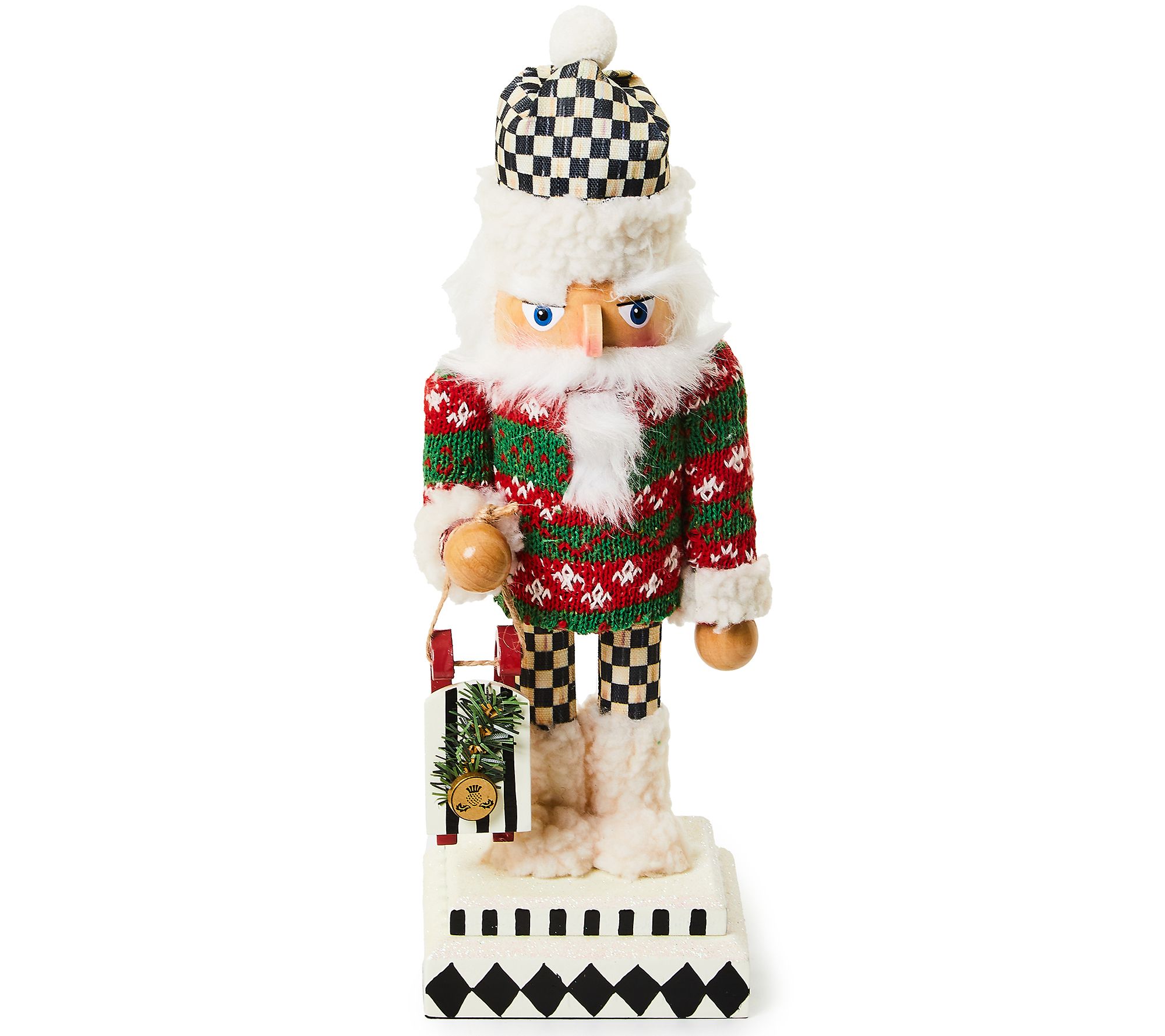 MacKenzie- Childs Cozy Christmas Nutcracker - QVC.com