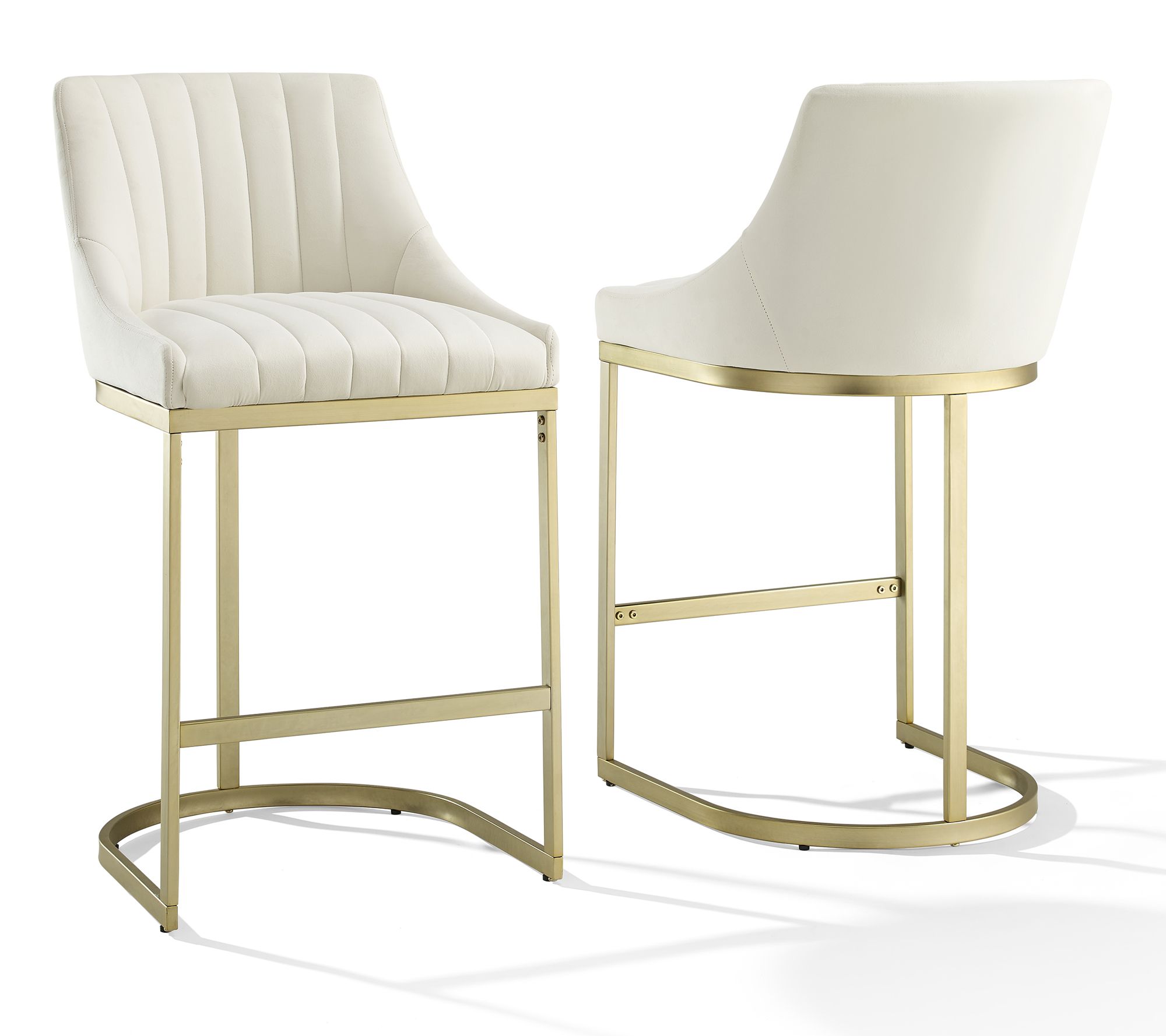 Crosley Esme 2-Piece Counter Height Bar Stool Set - QVC.com