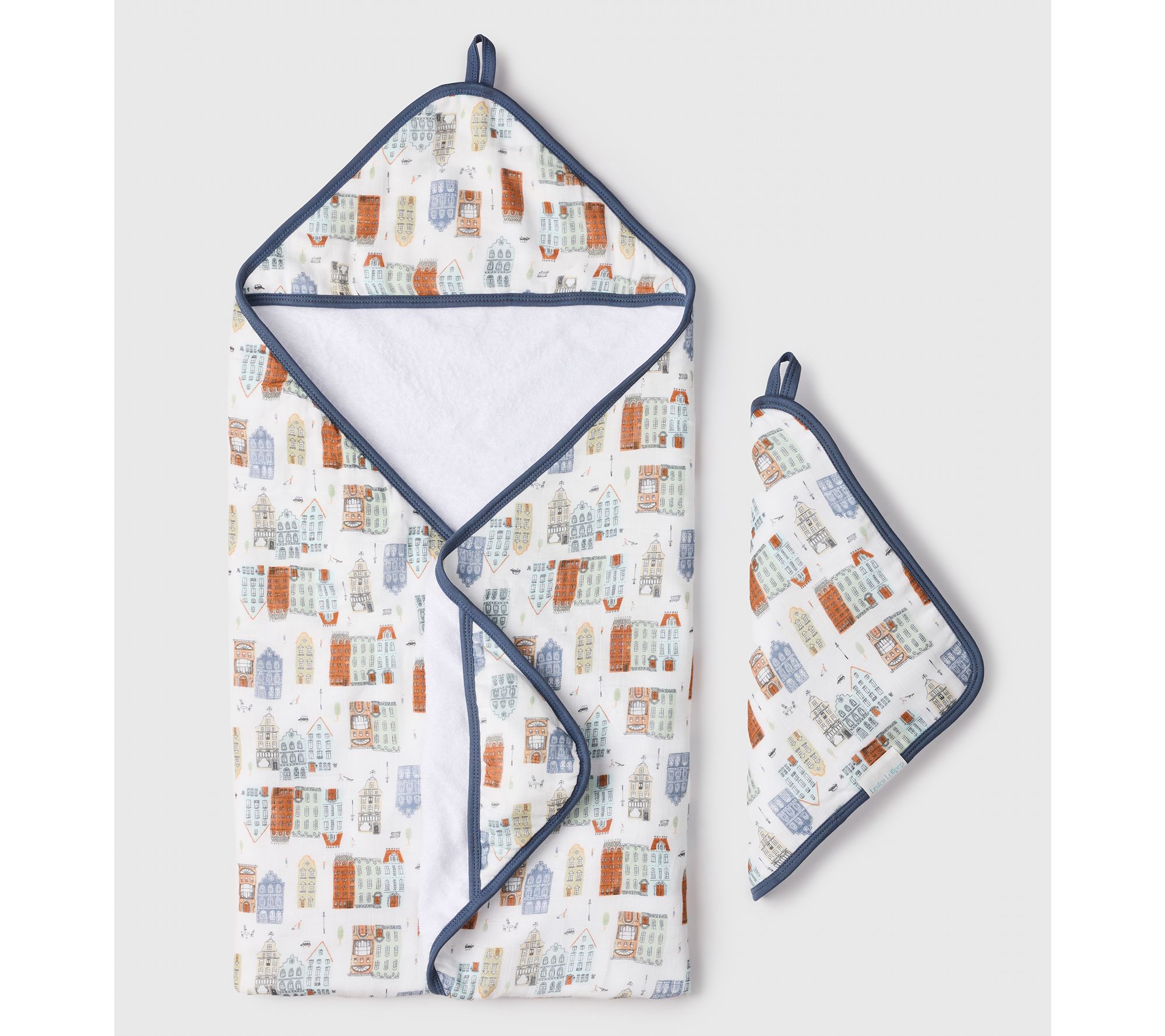 Loulou Lollipop Hooded Towel Set - QVC.com