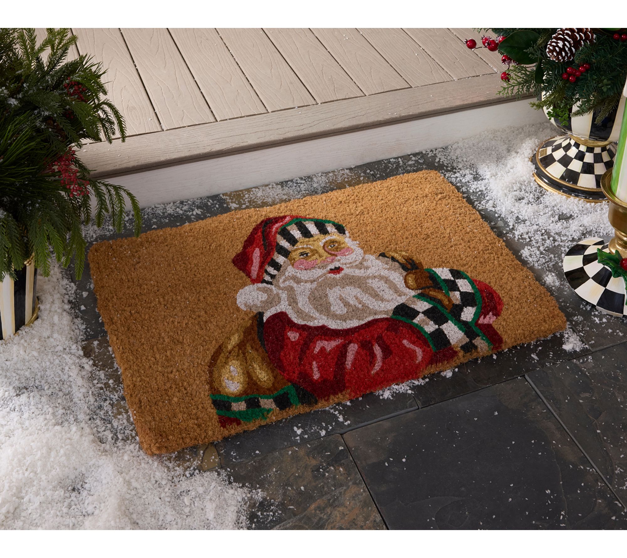 MacKenzie-Childs Entrance Mat - QVC.com
