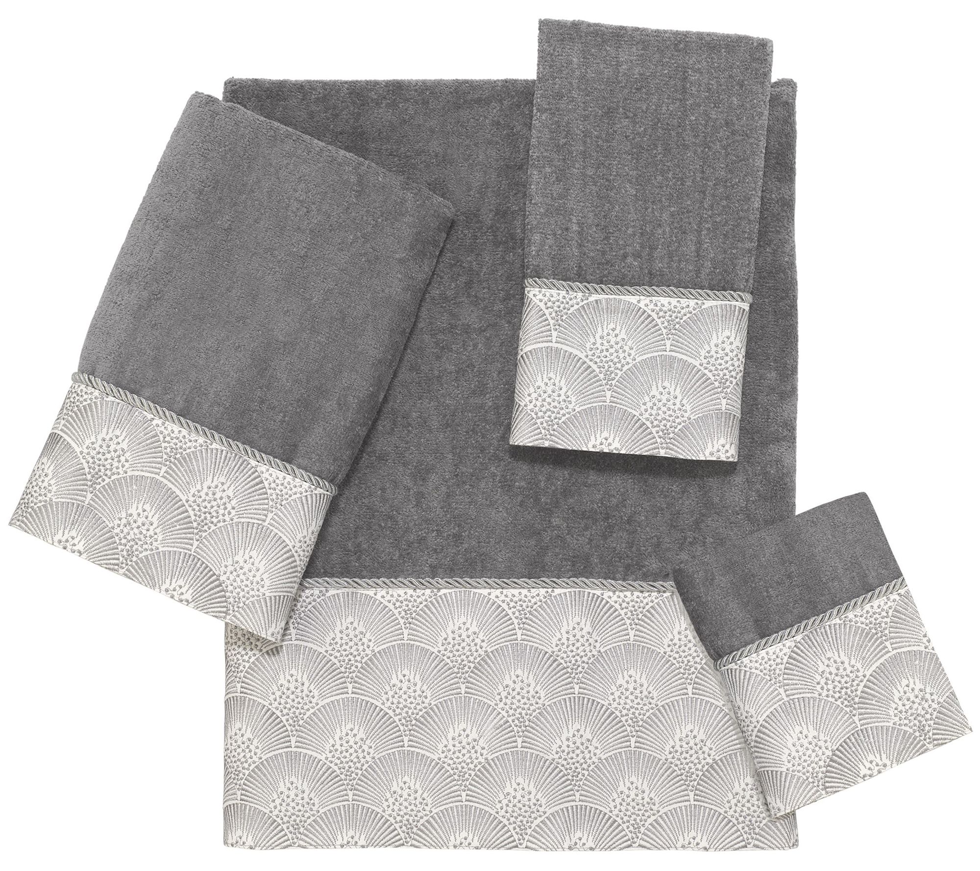 Avanti Linens Deco Shell 4 Pc Towel Set - QVC.com