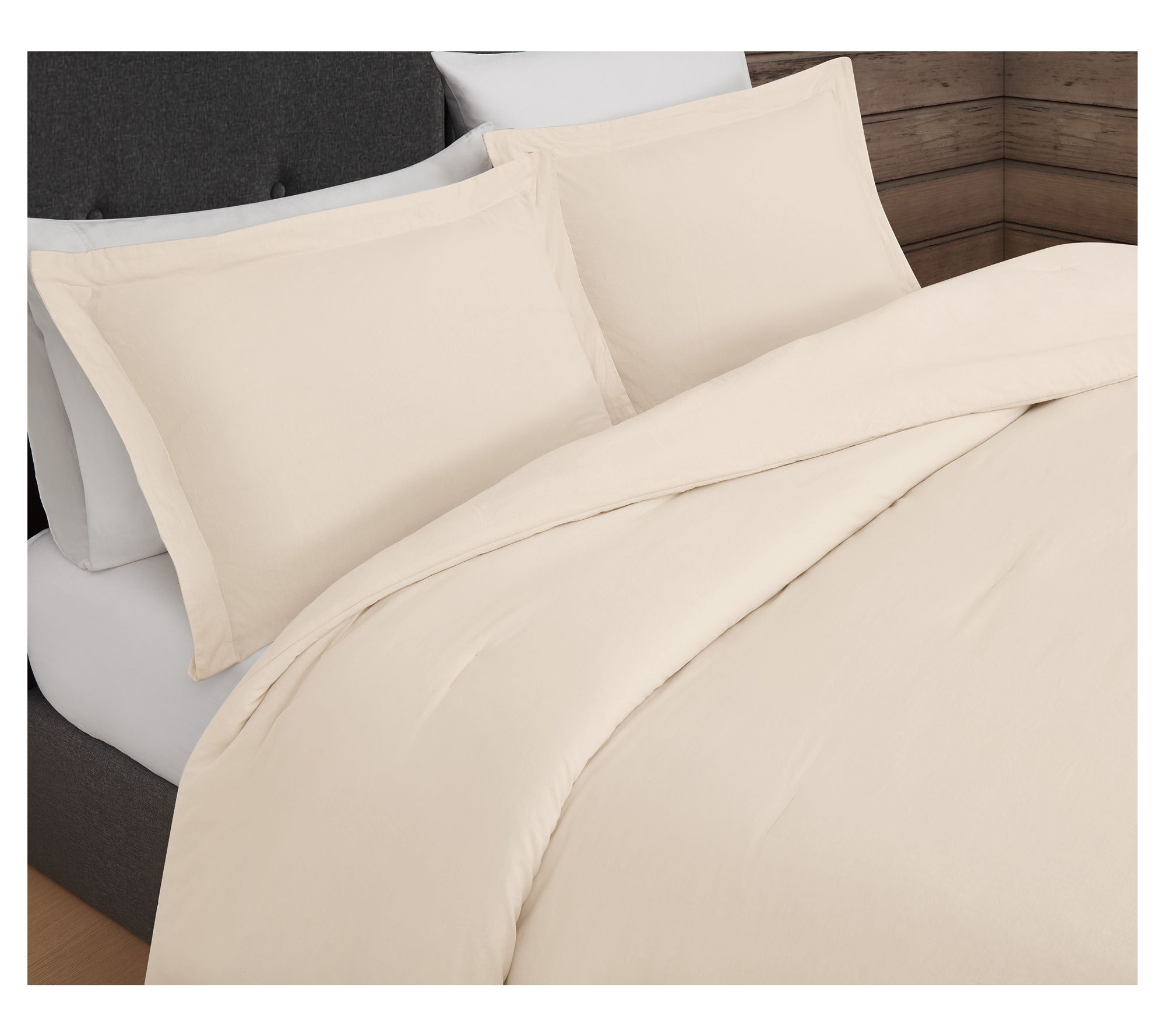 Frye Vintage Washed Cotton Full/Queen 3-Piece Comforter Set - QVC.com