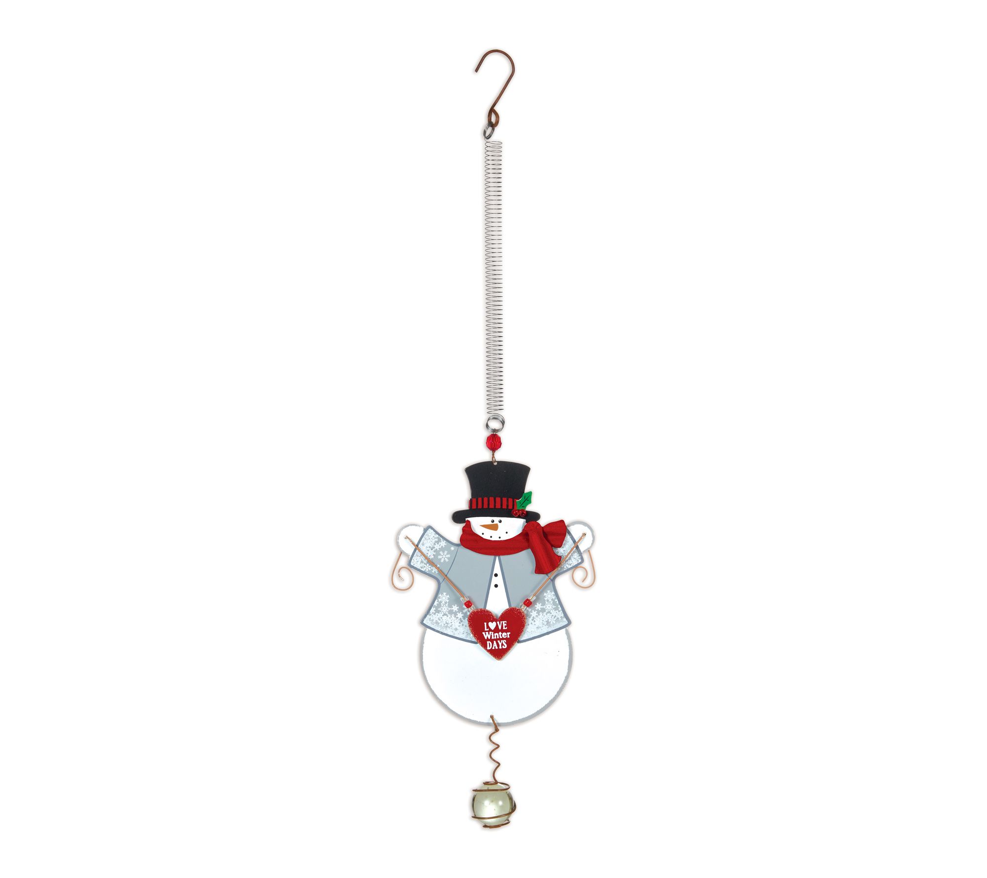 Sunset Vista Designs "Heart of the Snowman" Bou ncy Set of 2 - QVC.com