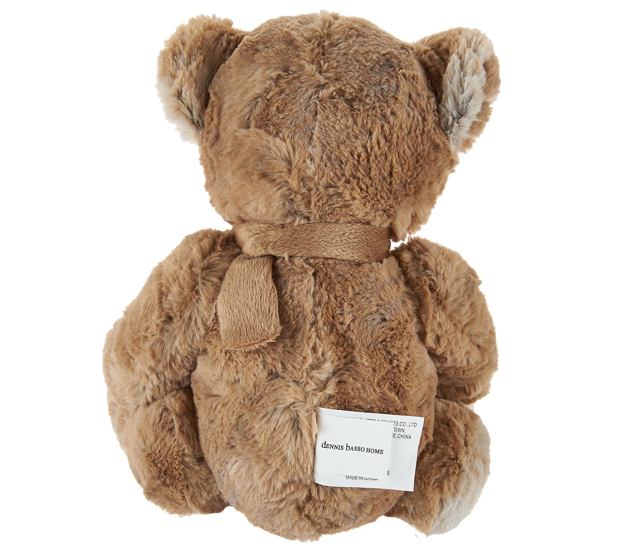 "As Is" Dennis Basso Faux Faux Plush Bear - QVC.com