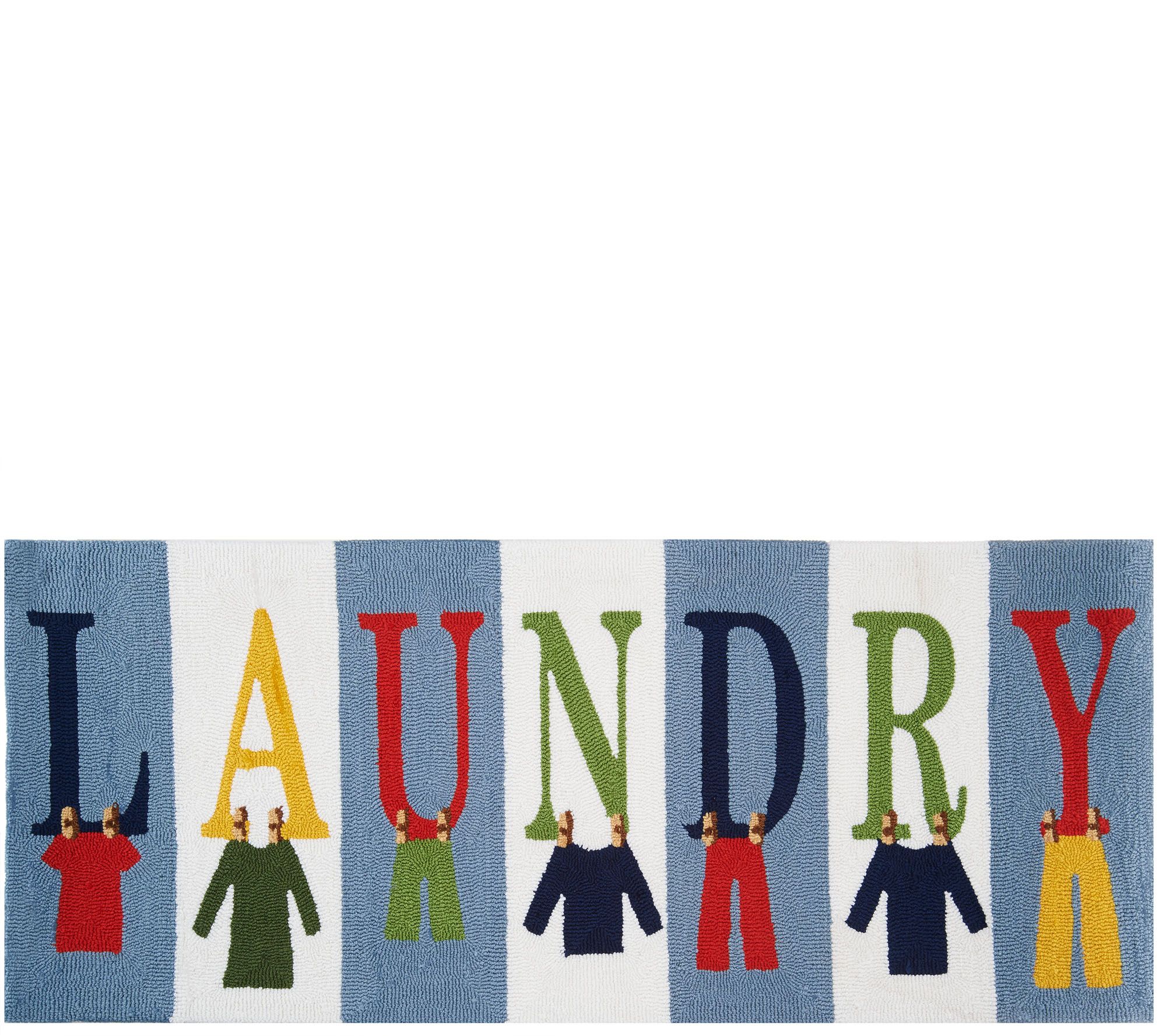 Nourison 22"x54" Hand-Hooked Laundry Runner Accent Rug - QVC.com