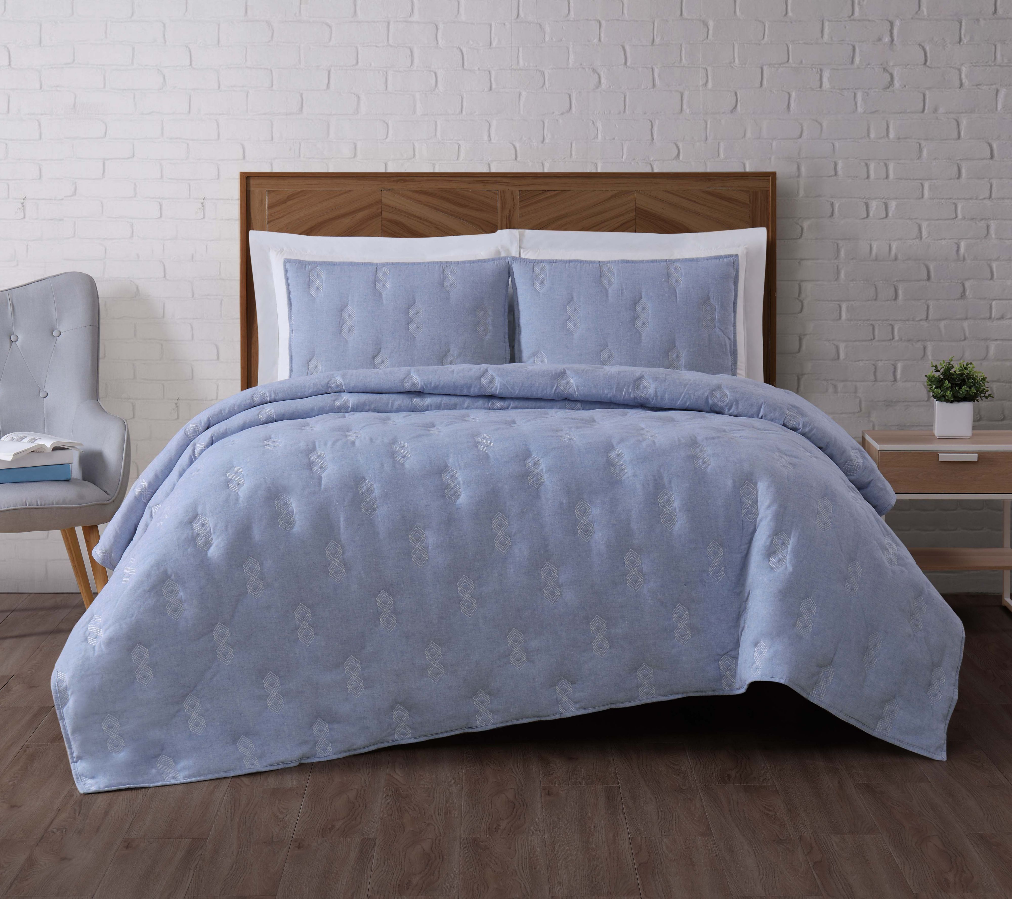 Brooklyn Loom Tender Twin XL Quilt Set - QVC.com