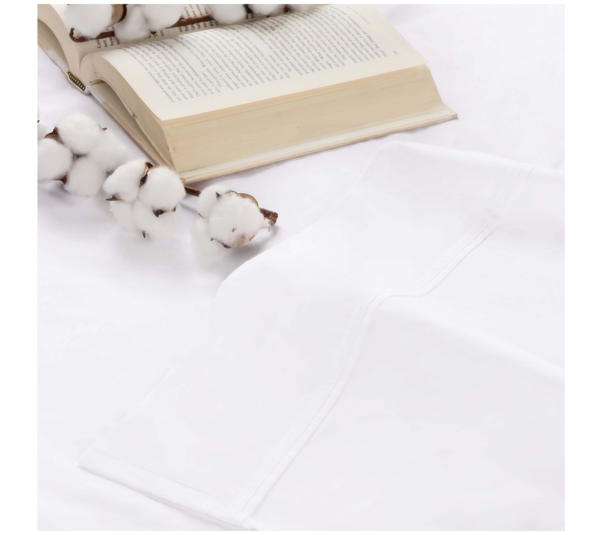 Superior Organic Cotton Deep Pocket Fitted Sheet, Full - QVC.com