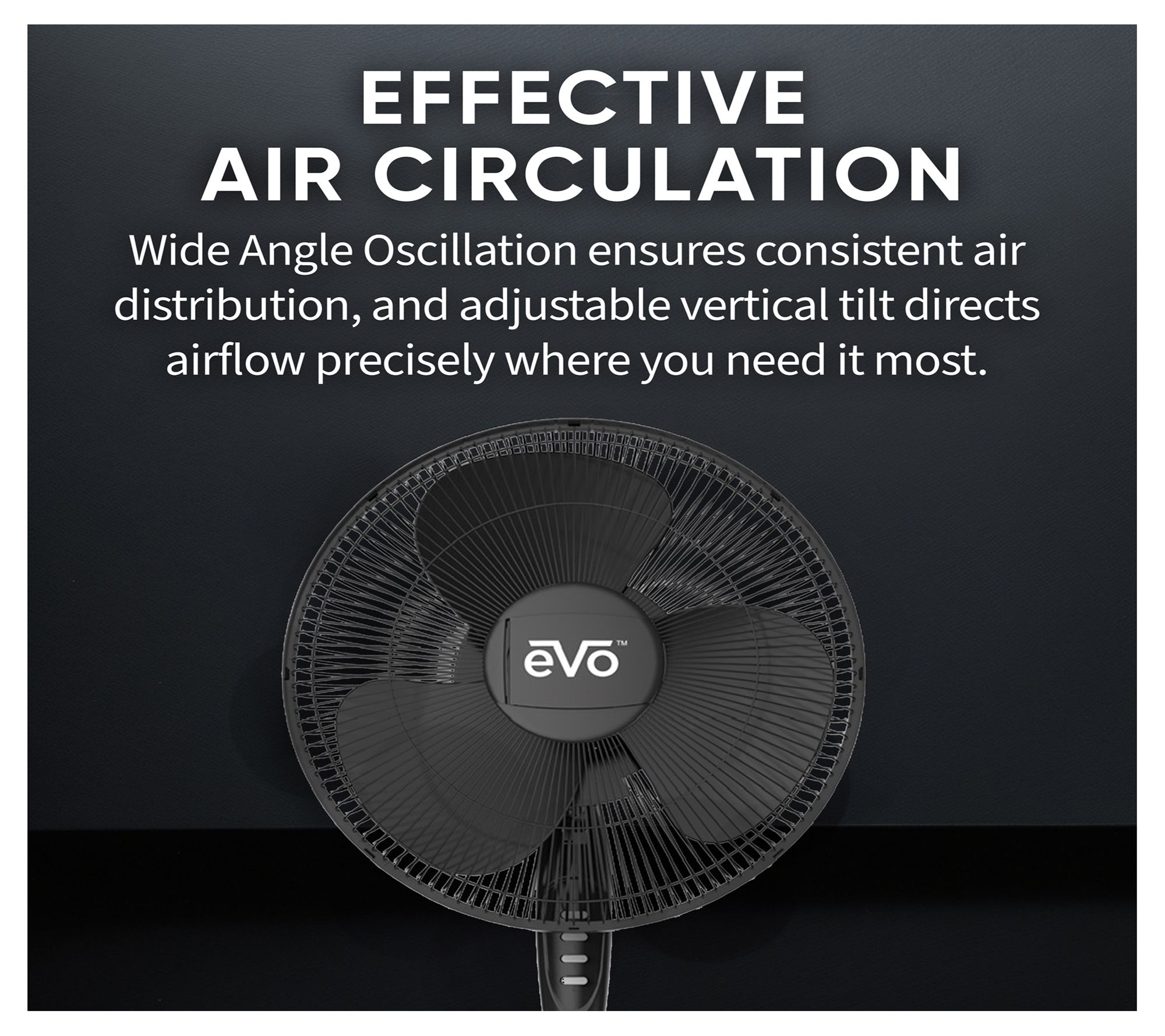 EVO 16" Powerful Cooling Aromatherapy Fan w/ Oscillation - QVC.com