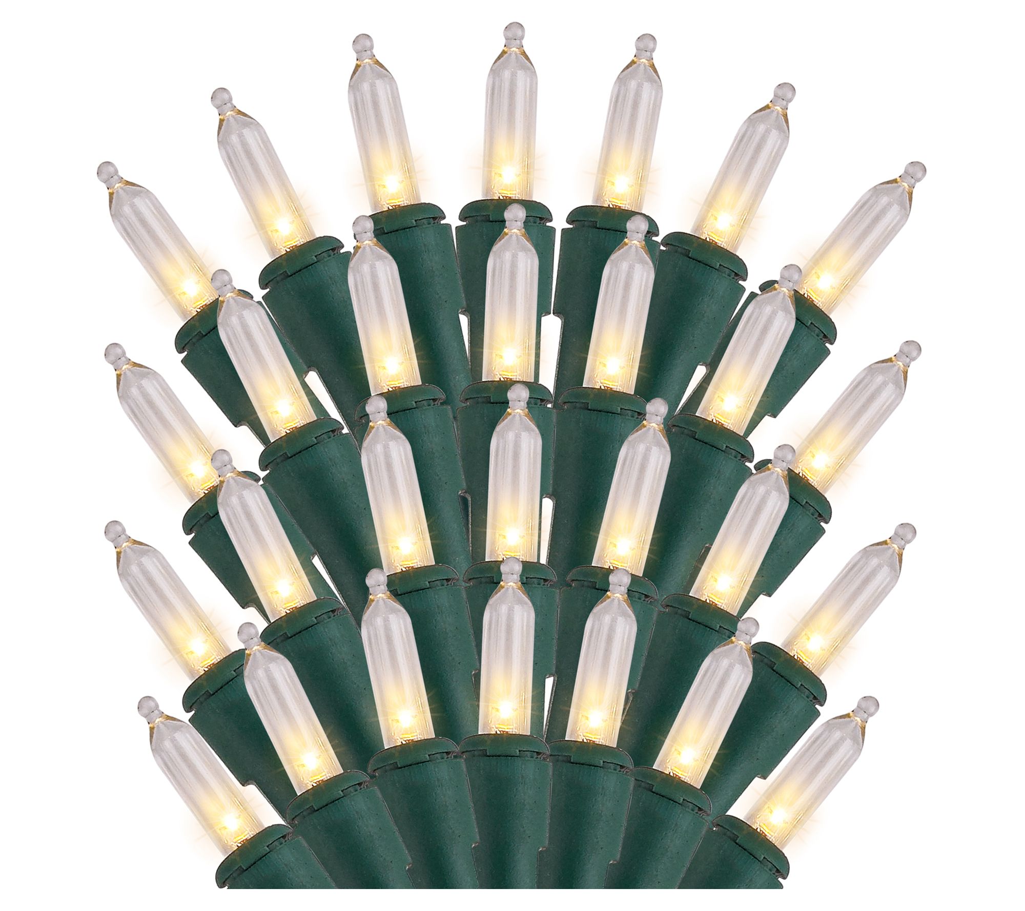 Joiedomi 6 x 150 Count Clear LED Green Wire String Lights - QVC.com