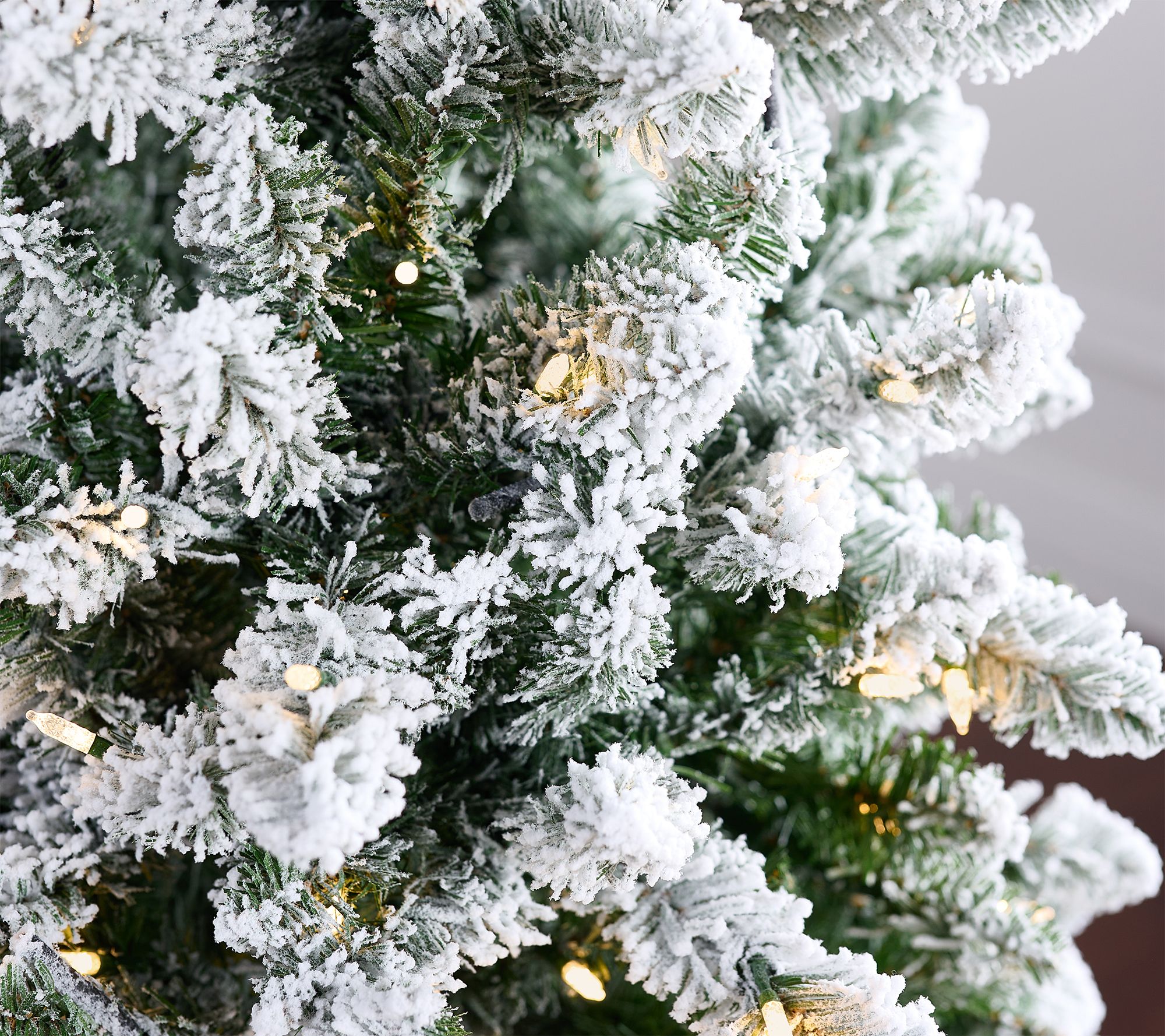 "As Is" Bethlehem Lights 5' Flocked Color LED Tree - QVC.com