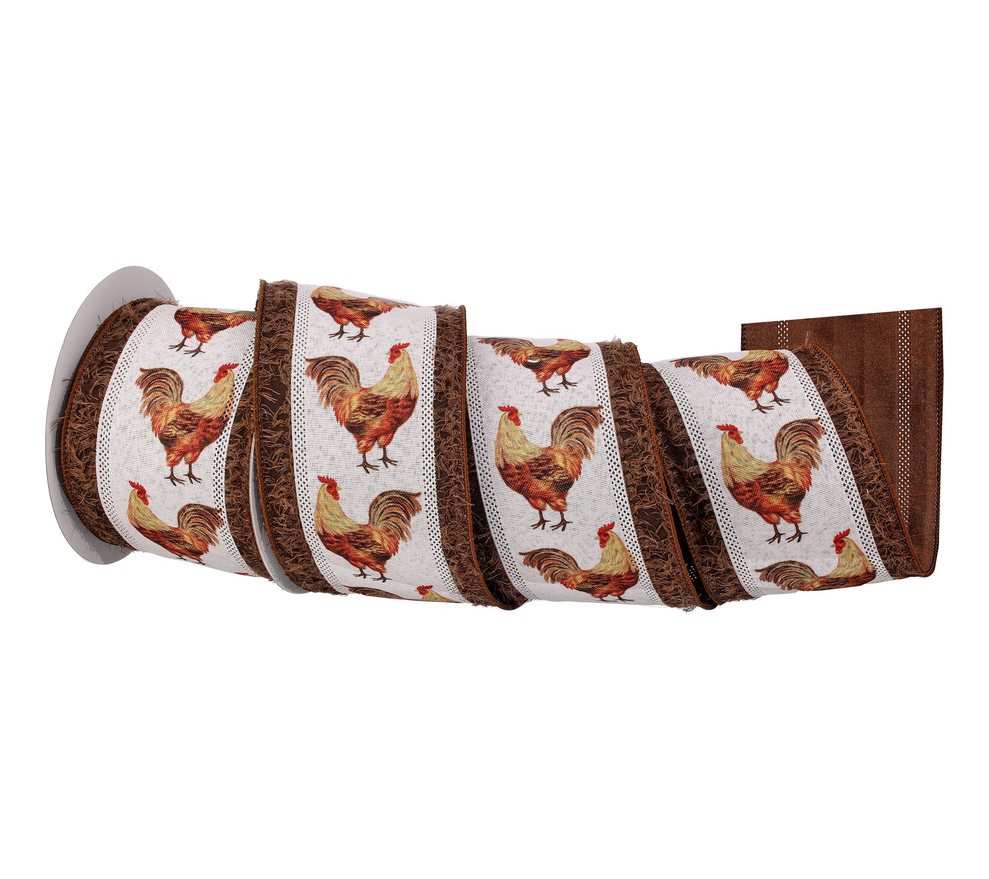 4" X10Y Country Hens On Parade Ribbon By Valerie - QVC.com