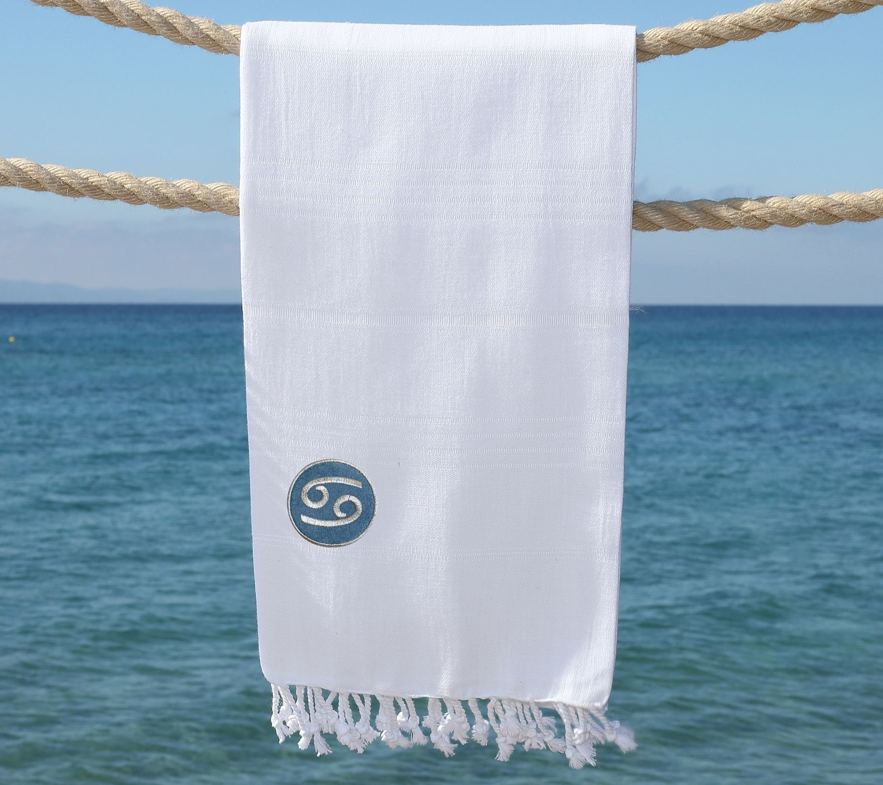 Summer Fun Horoscope Pestemal Beach Towel CANCER - QVC.com