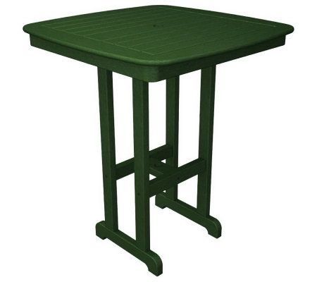 POLYWOOD Nautical 37" Bar Table - QVC.com
