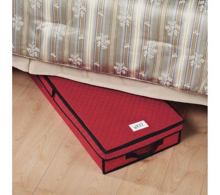 Whitmor Christmas Gift Wrap & Ornament Box - QVC.com