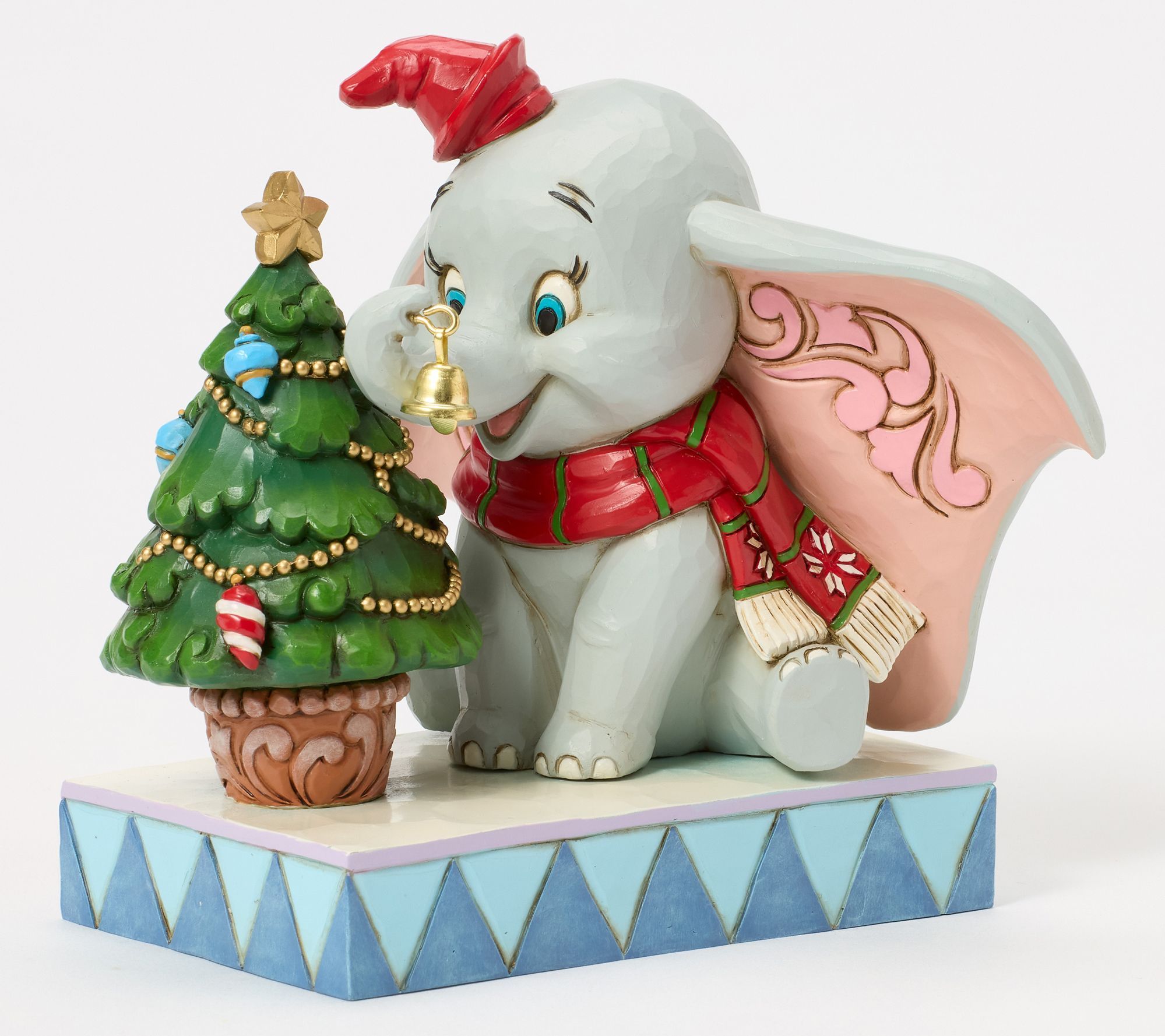 Jim Shore Disney Traditions Dumbo Christmas Figurine 5.4in H - QVC.com