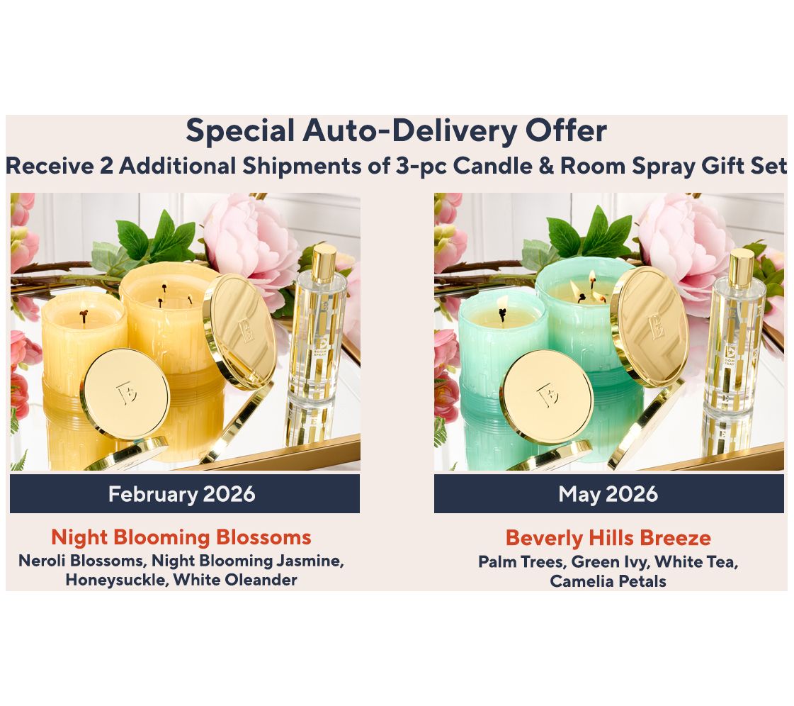 "As Is" Elton John x Slatkin + Co. Snowfall 3-pc Candle & Room Spray ...