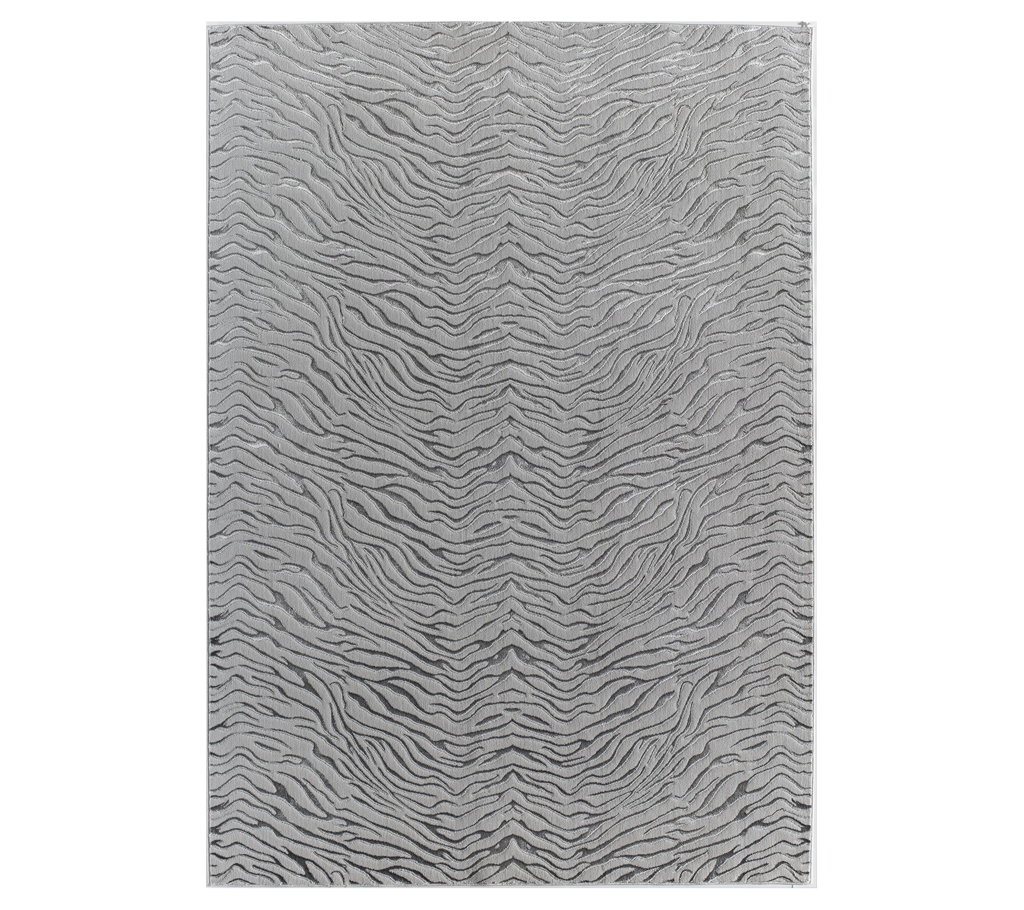 Rugs America Natura HZ60 Tiger Animal 8' x 10' Area Rug - QVC.com