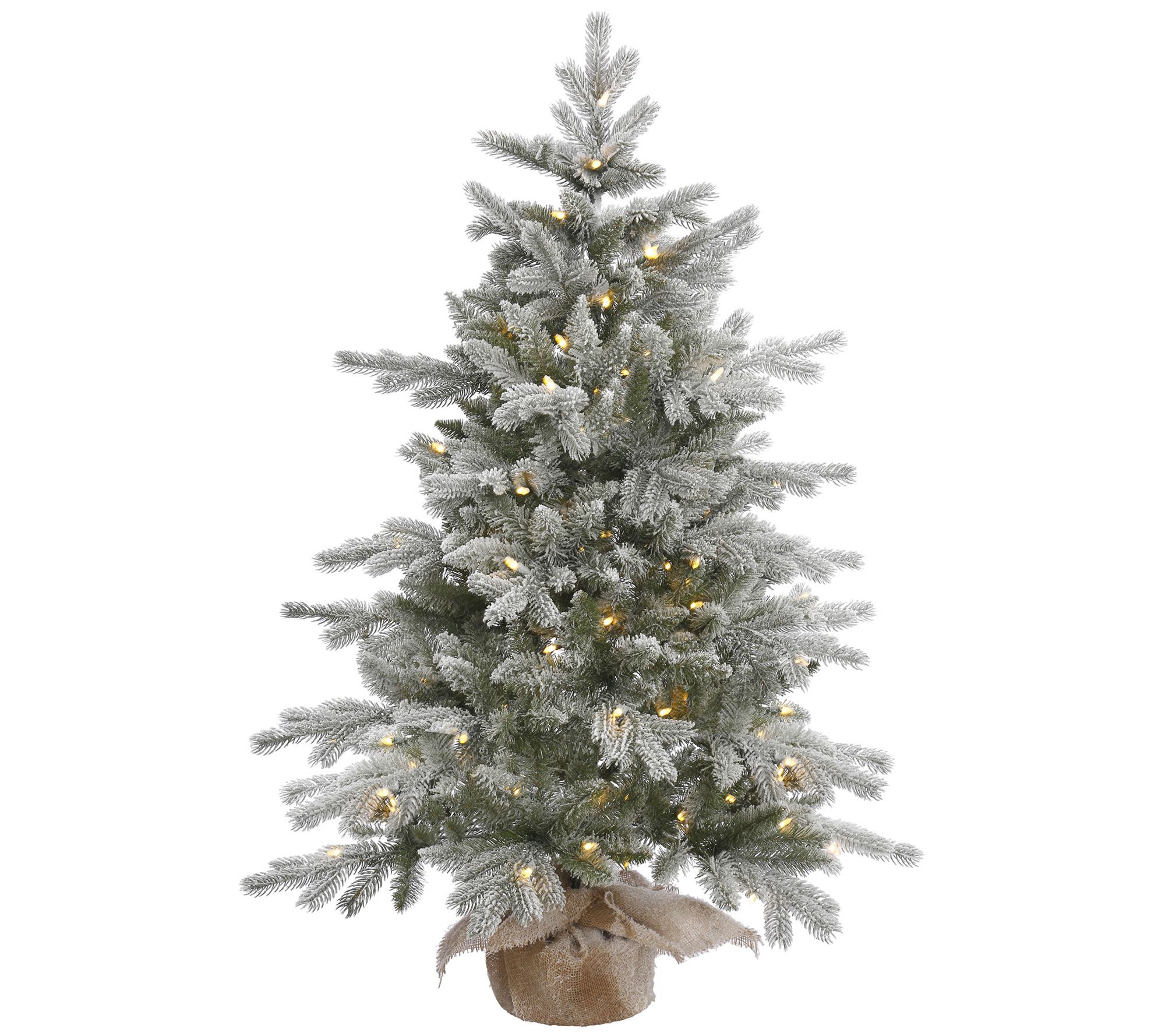 Vickerman 48" Frosted Sable Pine Artificial Christmas Tree - QVC.com