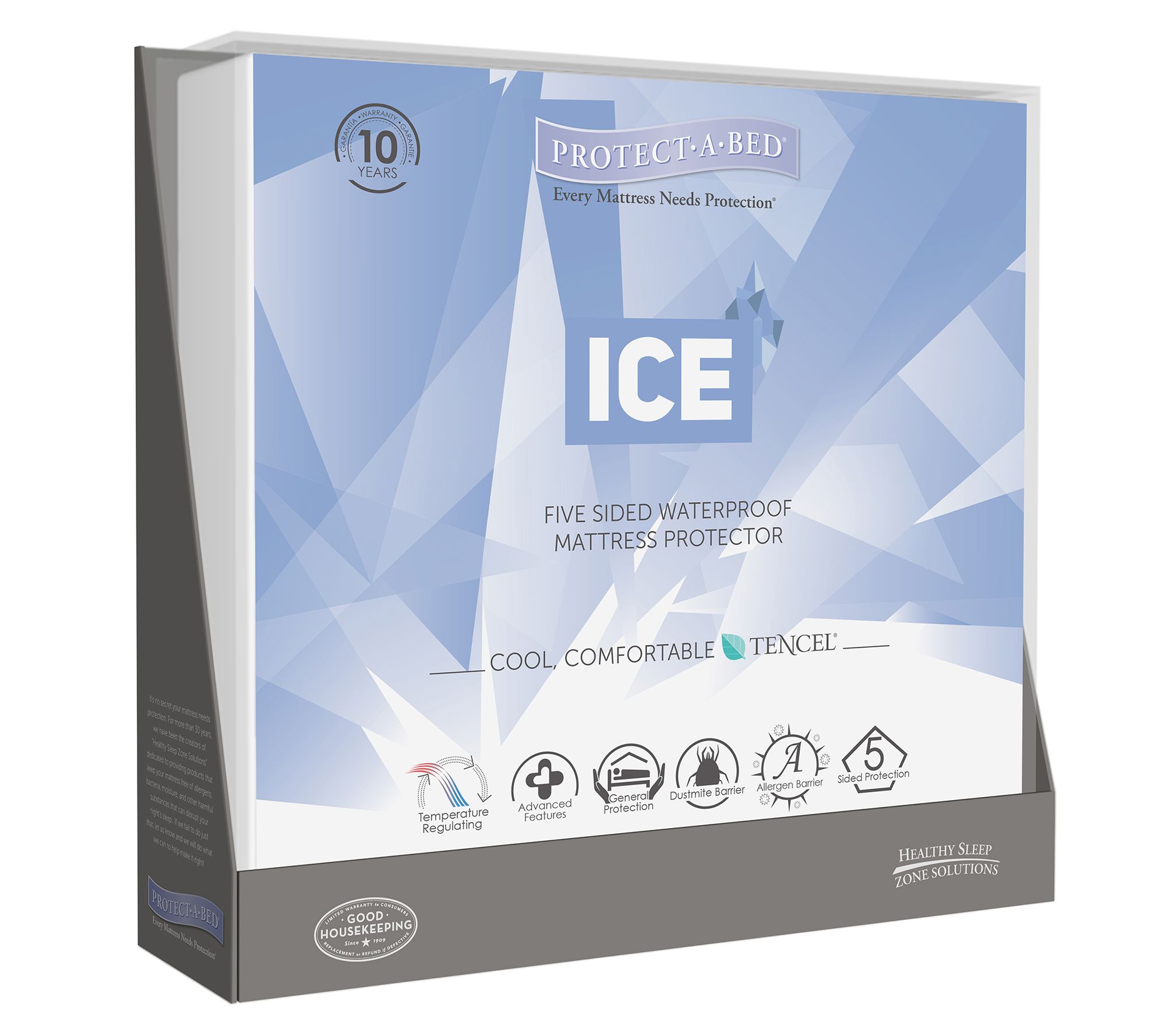 Protect-A-Bed Ice Full Mattress Protector - QVC.com